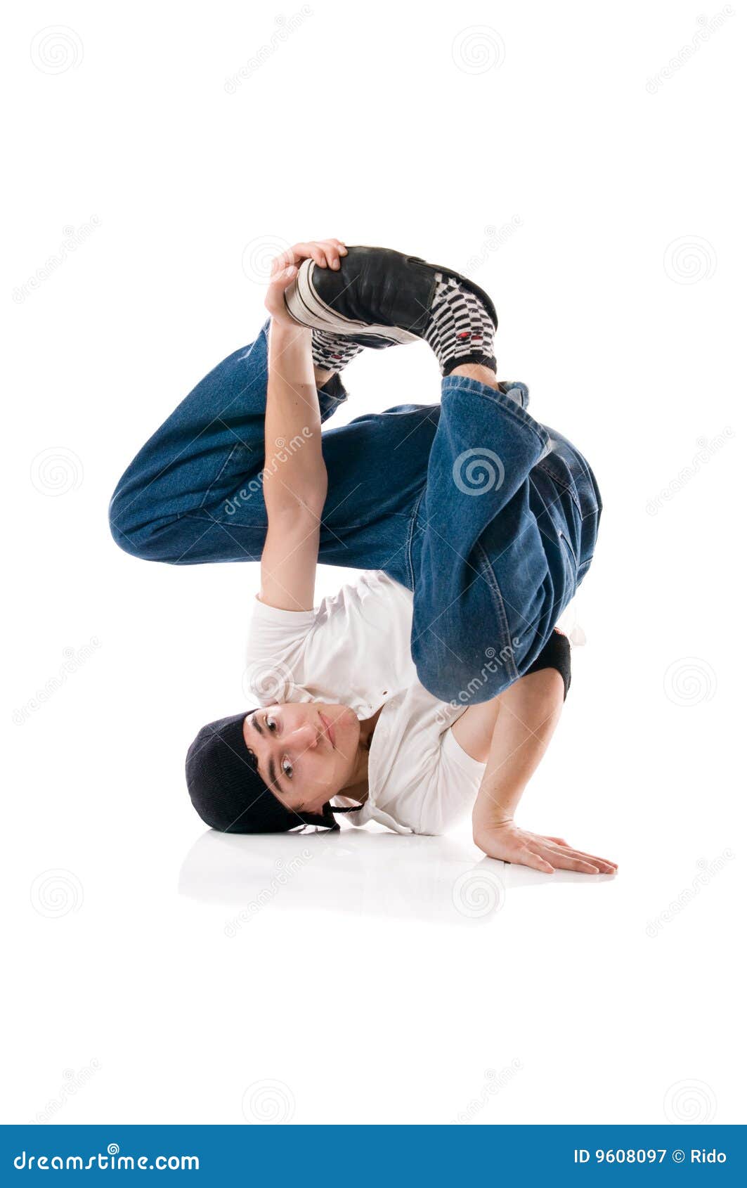 Curled up breakdancer stock image. Image of acrobat, happy - 9608097