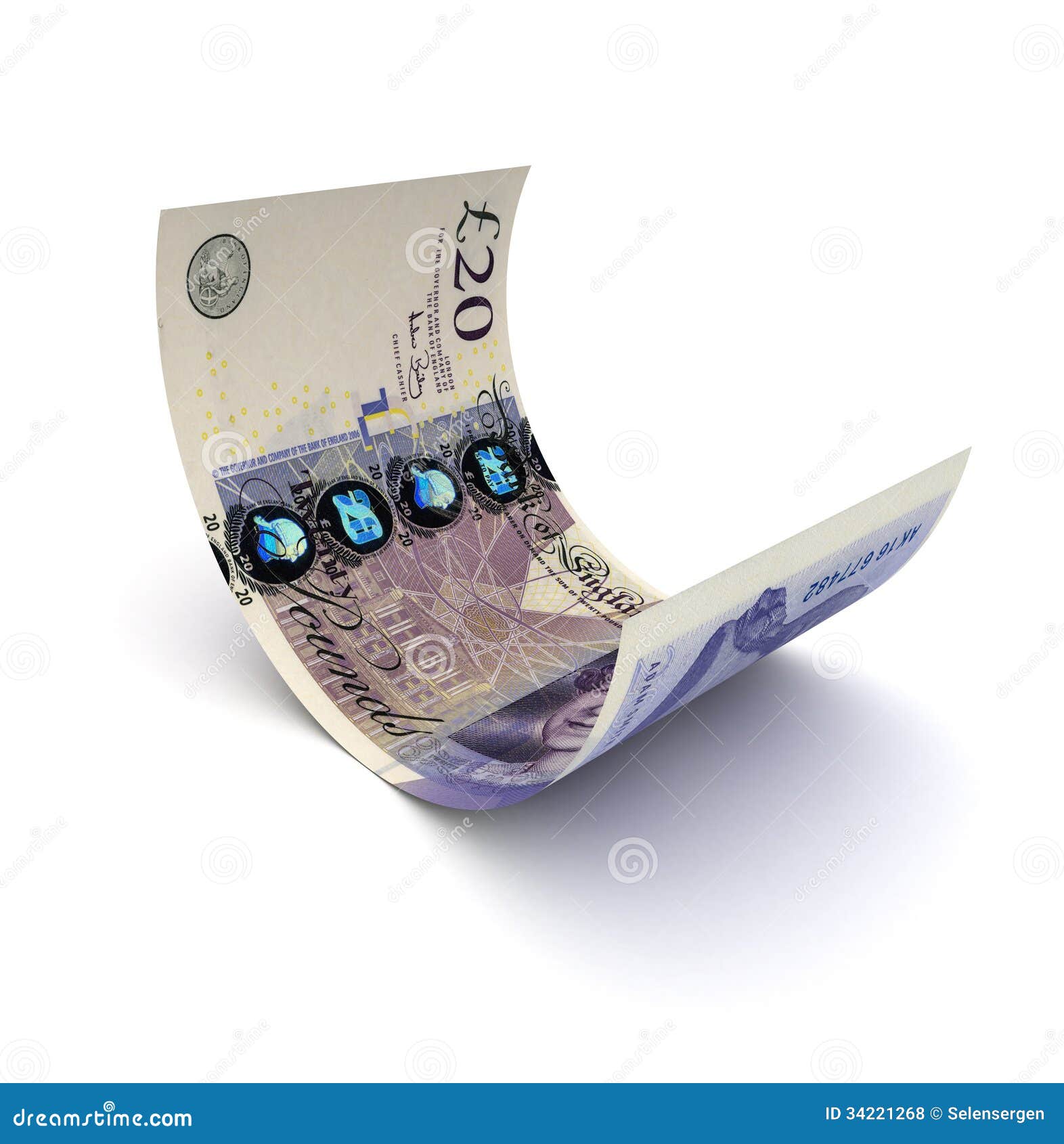 Curled Up Pound stock illustration. Illustration of business - 34221268