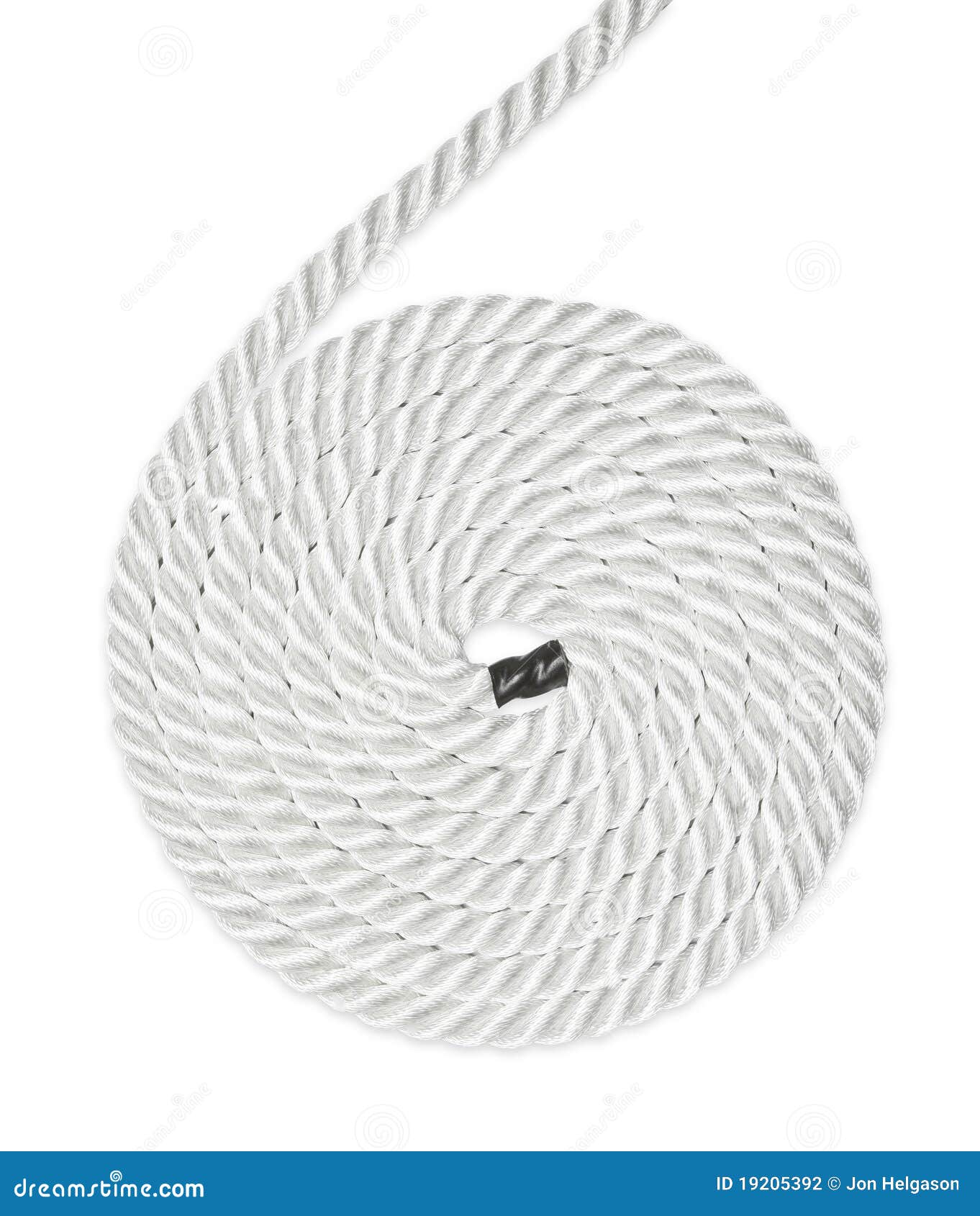 Curled up rope stock photo. Image of twisted, circle - 19205392