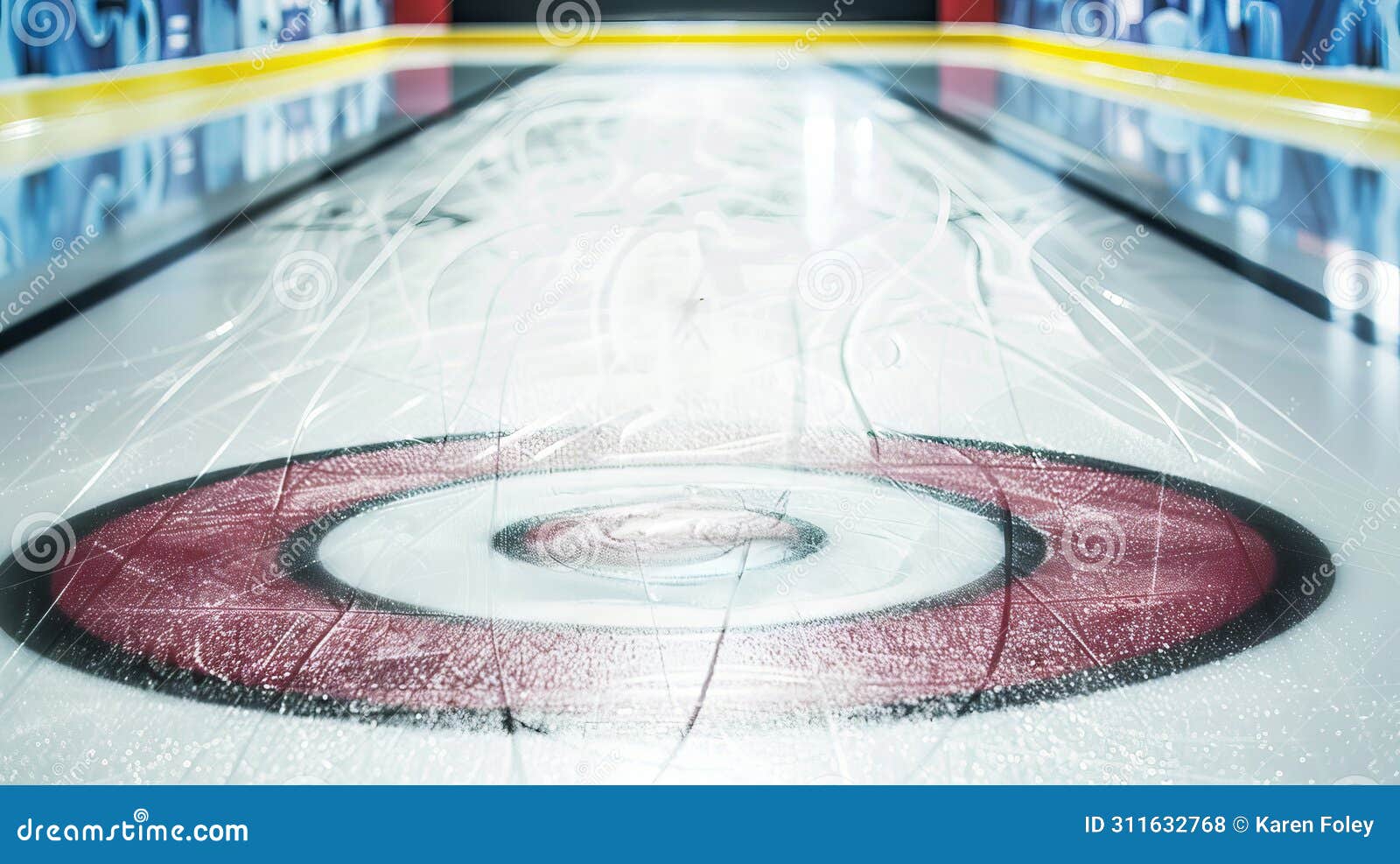 Curling Background Graphics Template Stock Illustration - Illustration ...