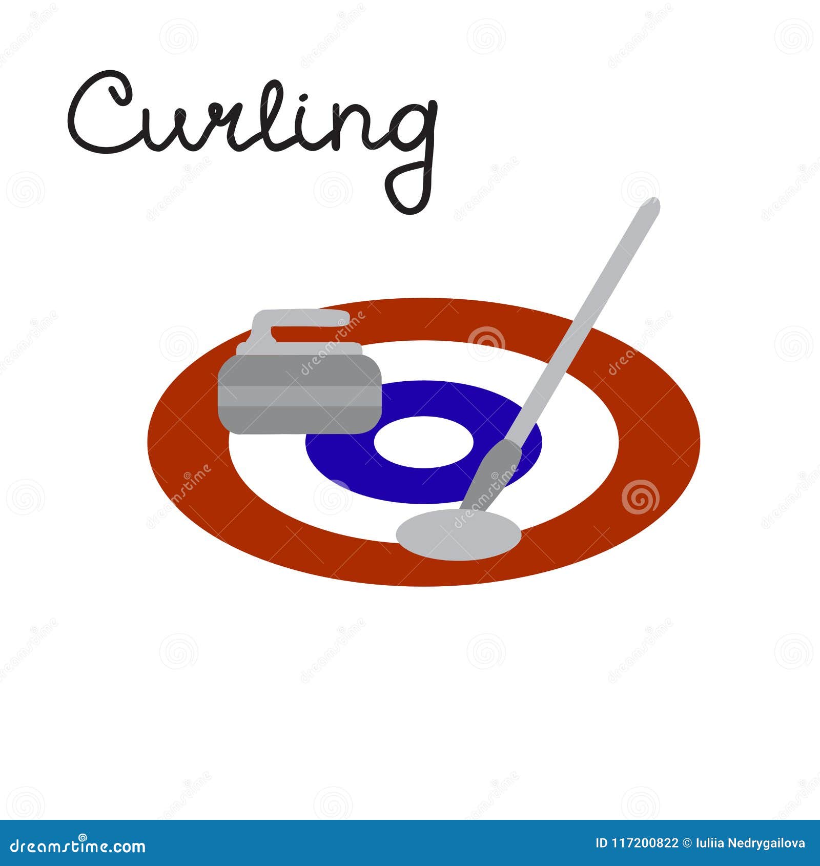 Curling Game Sport Royalty-Free Cartoon | CartoonDealer.com #85955381