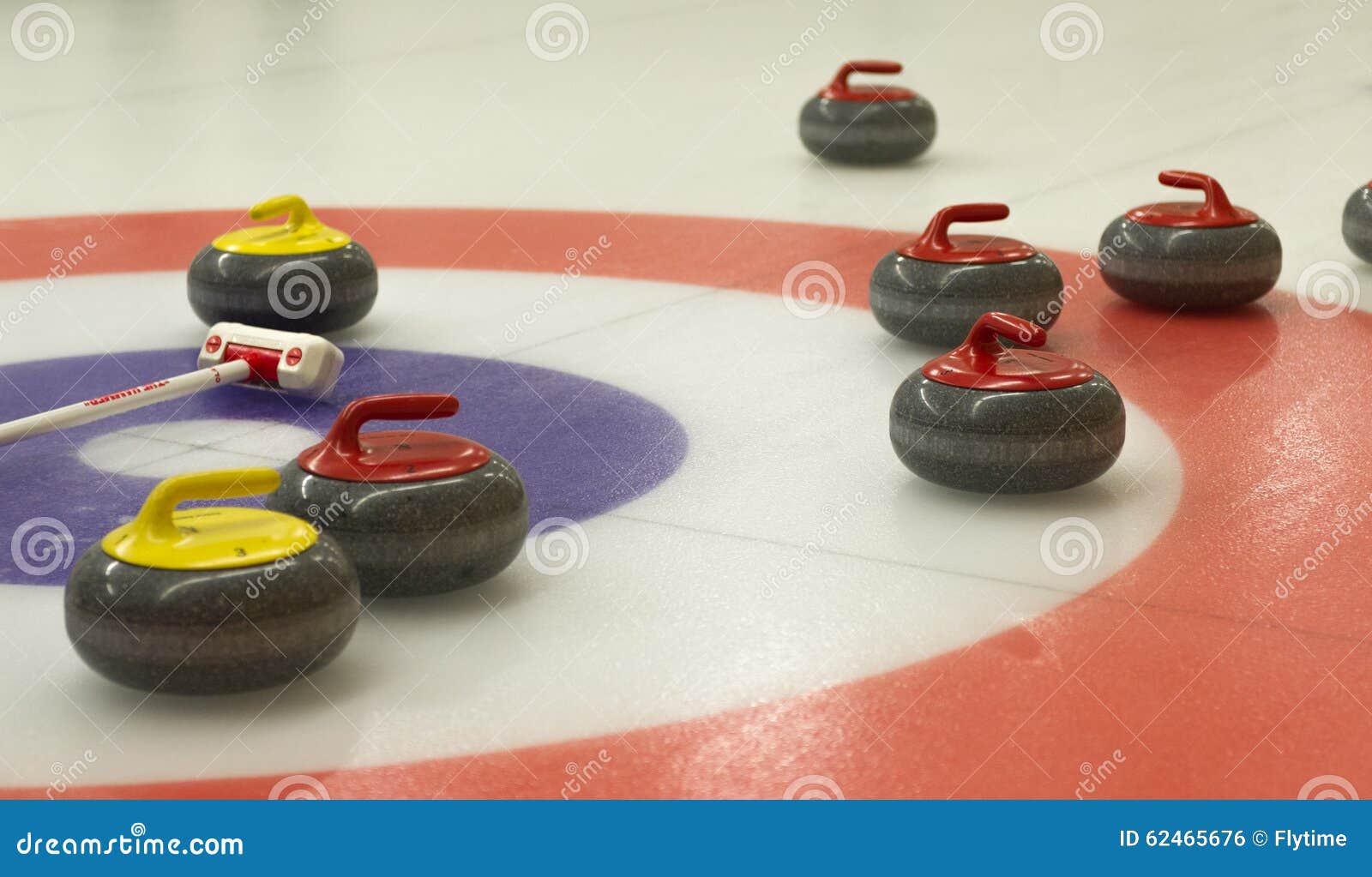 Curling stock photo. Image of slide, leisure, lake, arena - 62465676