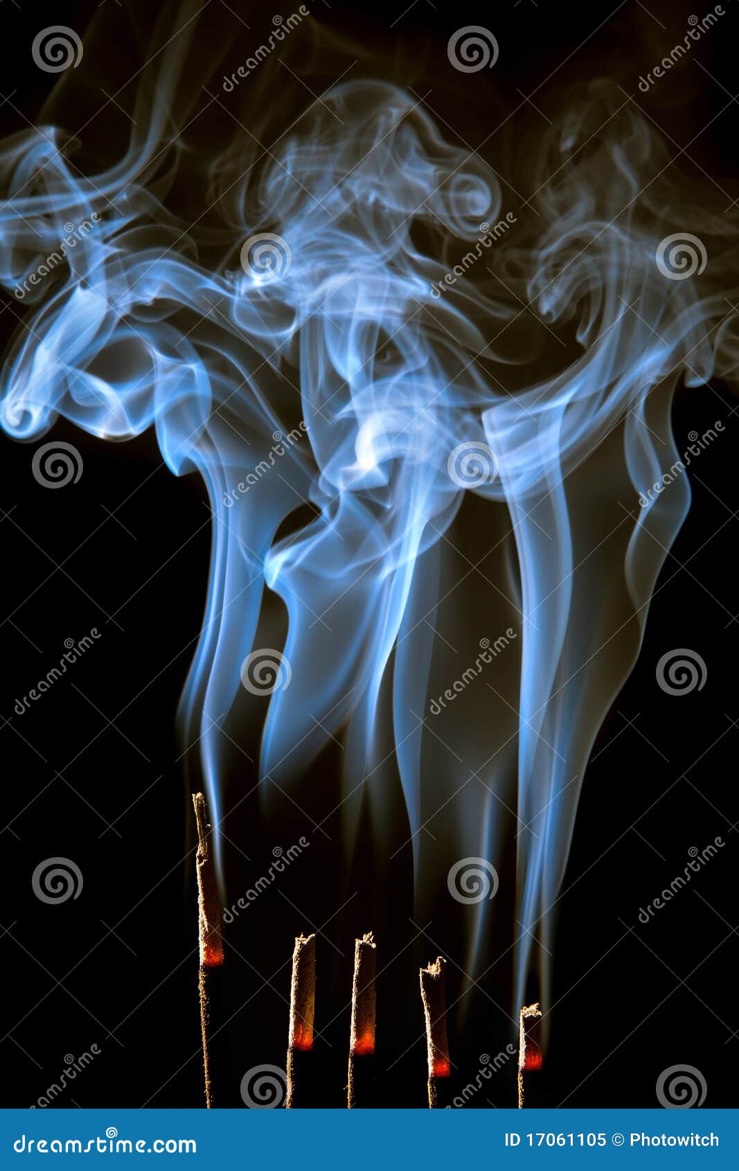 Curling incense smoke stock image. Image of abstract - 17061105