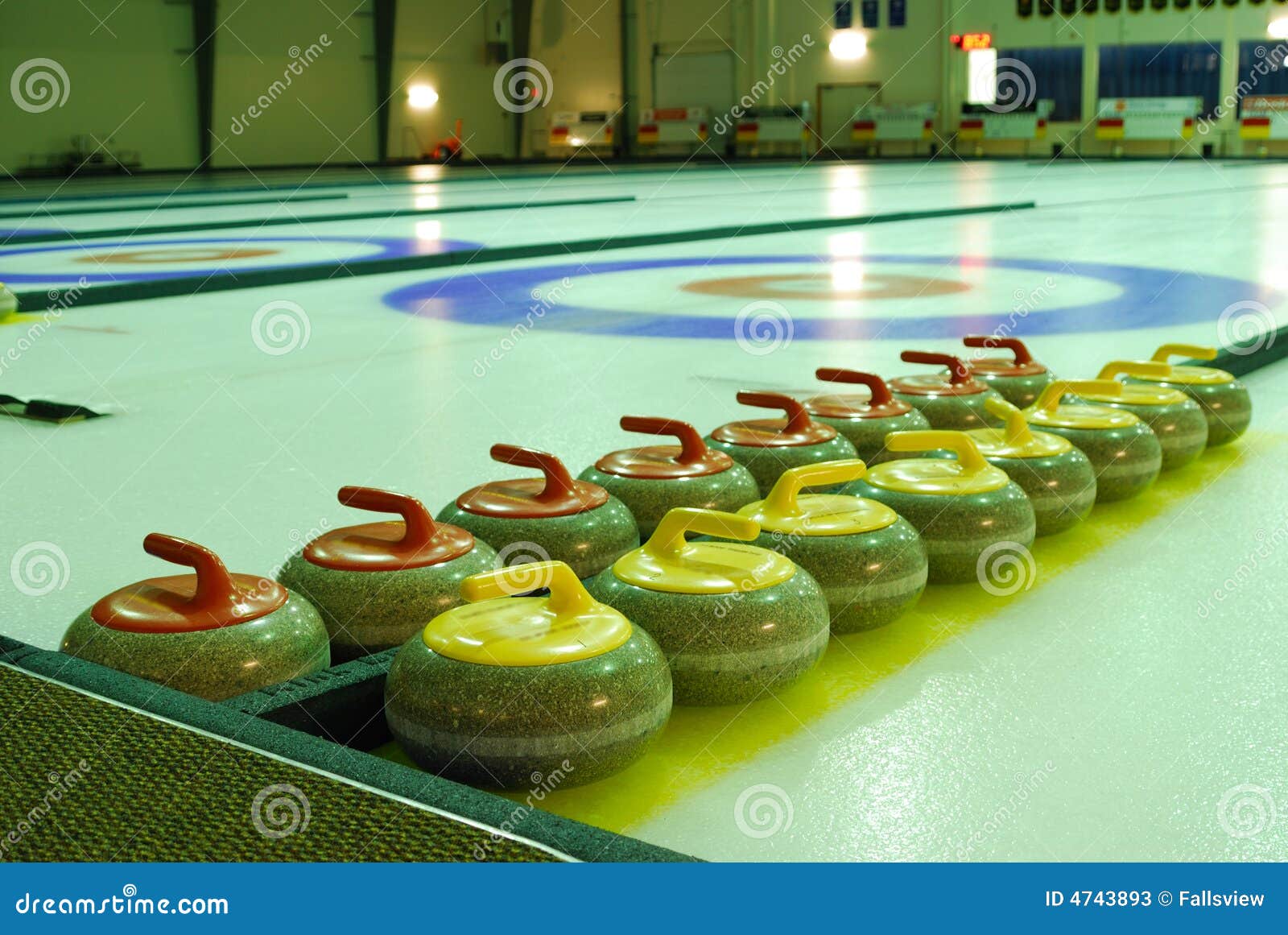 Curling rinks stock image. Image of stones, sheets, sport - 4743893