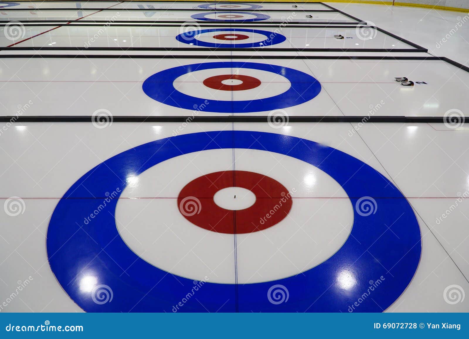 Curling Sheets 5 Houses stock photo. Image of five, sport - 69072728