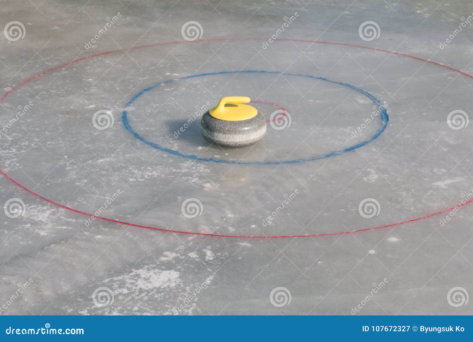 Curling stone stock image. Image of target, winter, house - 107672327