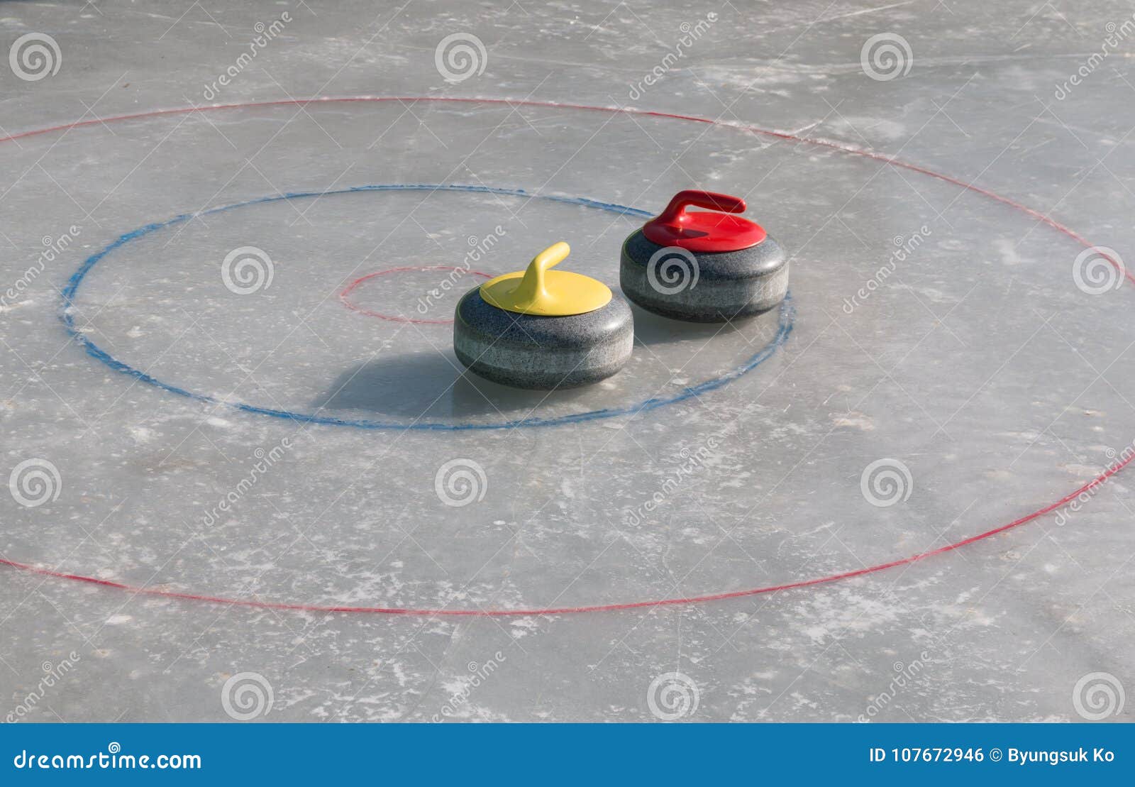 Curling stone stock photo. Image of curlingsport, olympicsports - 107672946