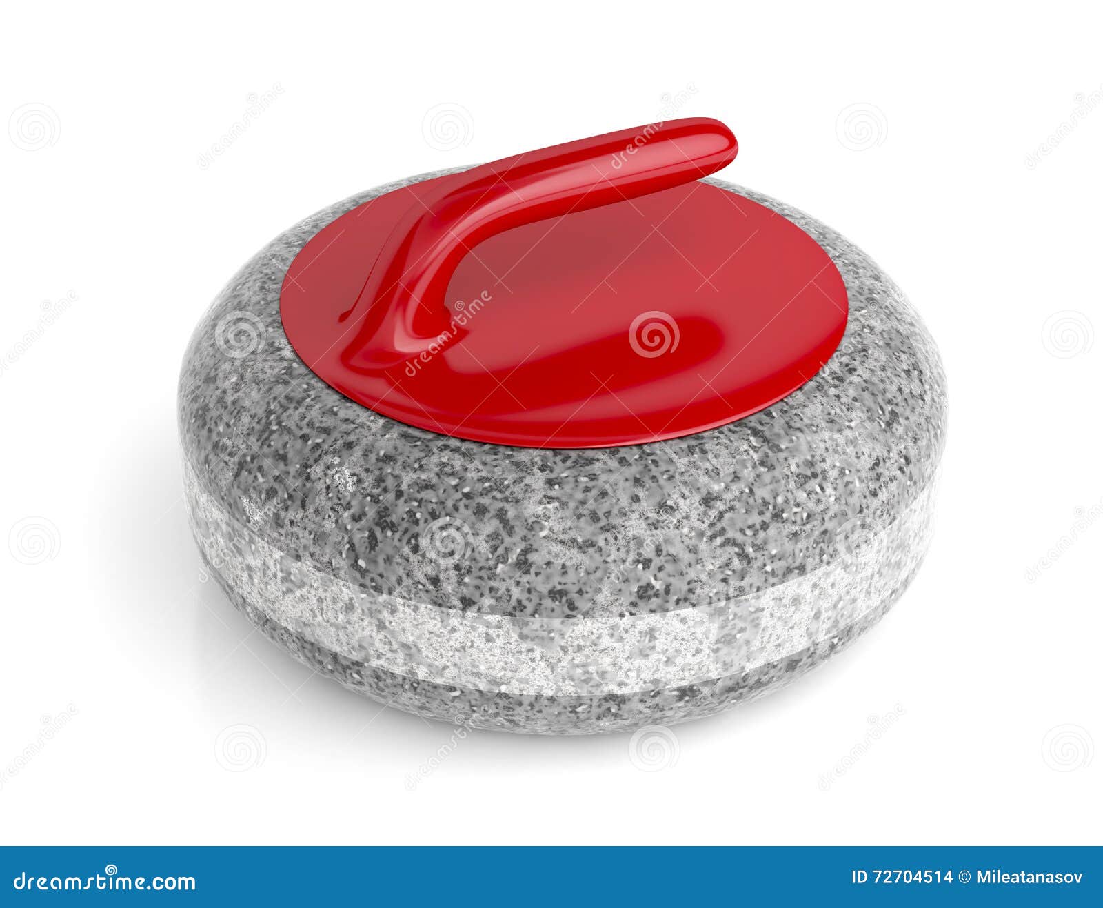 Curling Stone Isolated On A Transparent Background Cartoon Vector ...