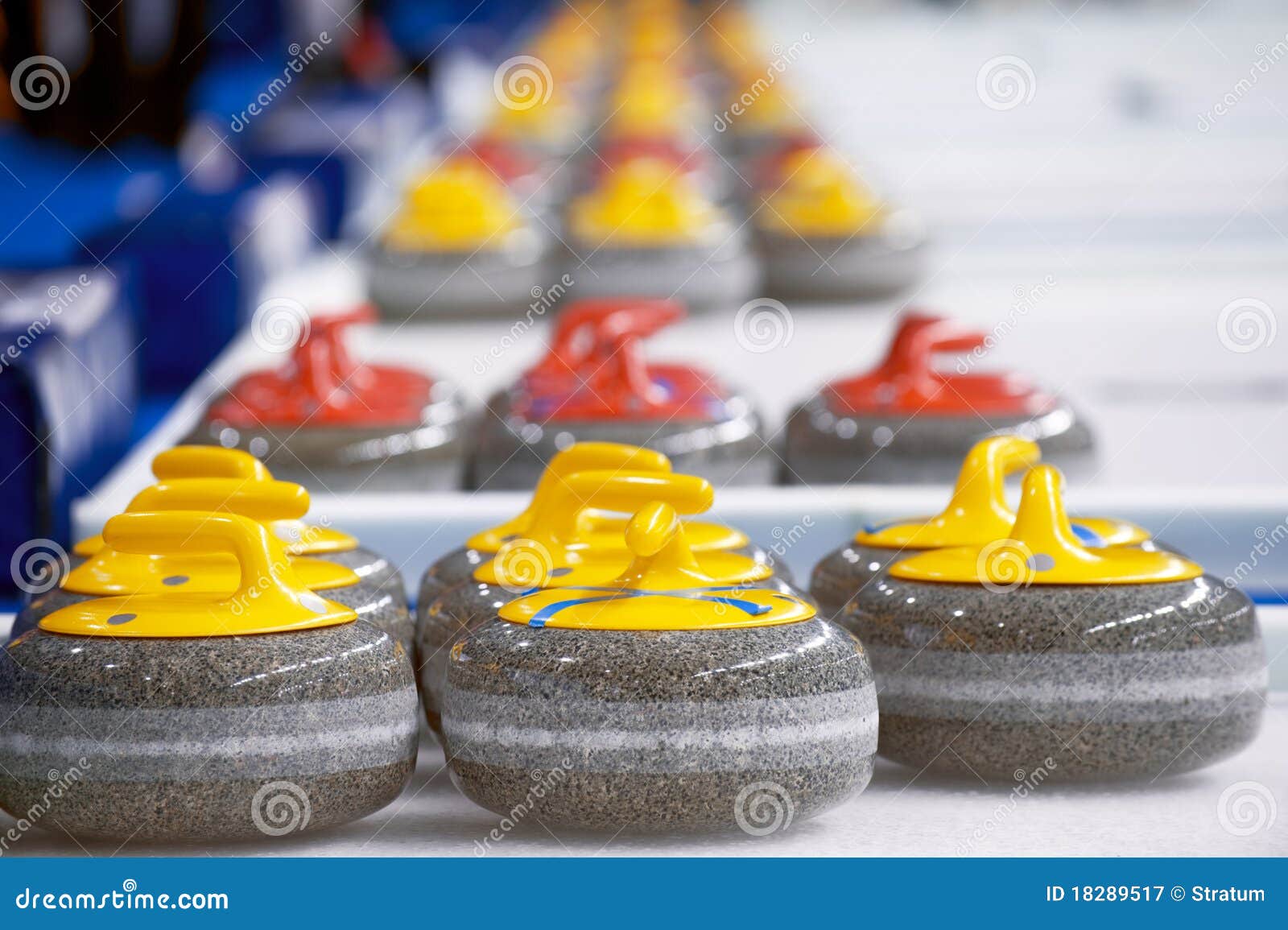 Curling stones stock image. Image of rows, shot, stone - 18289517