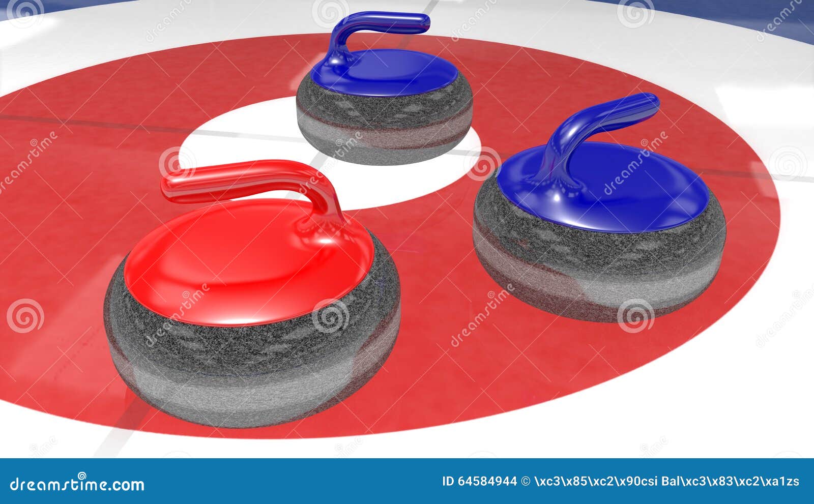Curling stones stock photo. Image of curling, taking - 64584944
