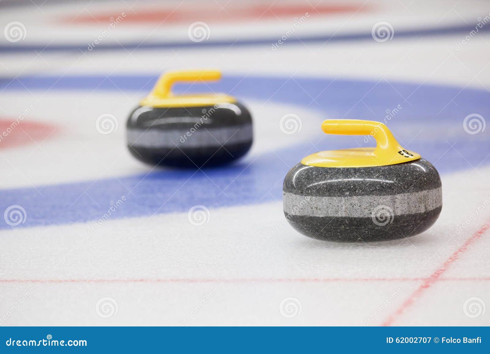 Curling Stones and the House Stock Image - Image of curling, stones ...