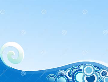 Curling Wave stock illustration. Illustration of background - 2582385