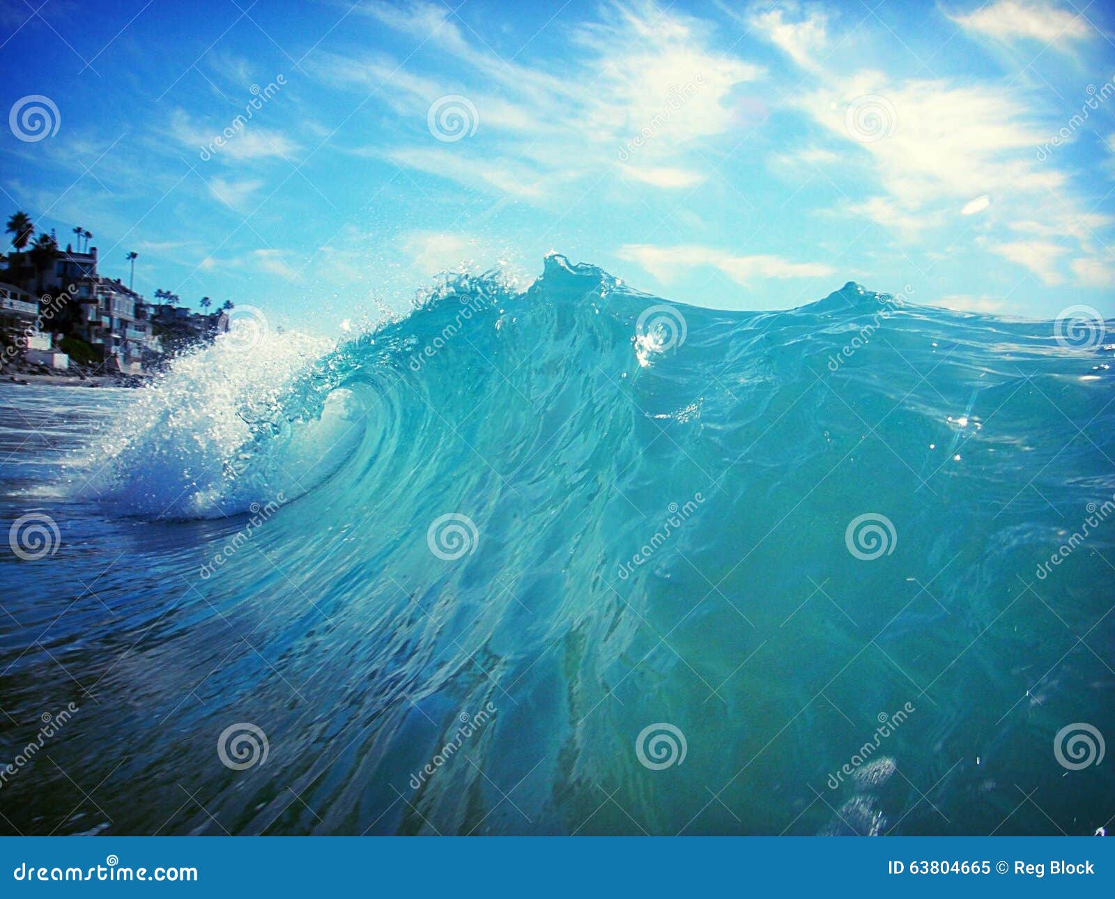 Curling the Wave stock image. Image of breaking, surf - 63804665