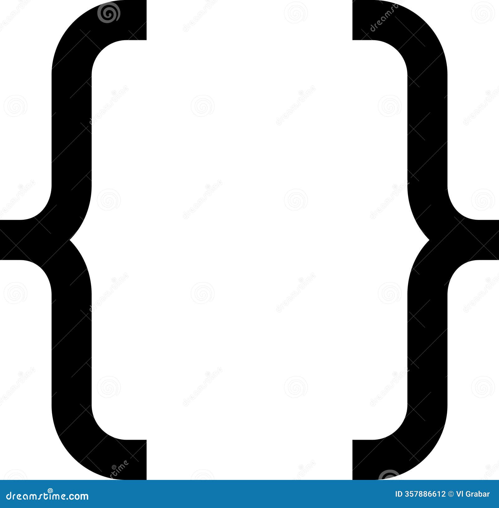 Pair Of Brackets Programming Code Symbol Representing Coding Language ... Pair Of Brackets Programming Code Symbol Representing Coding Language ...