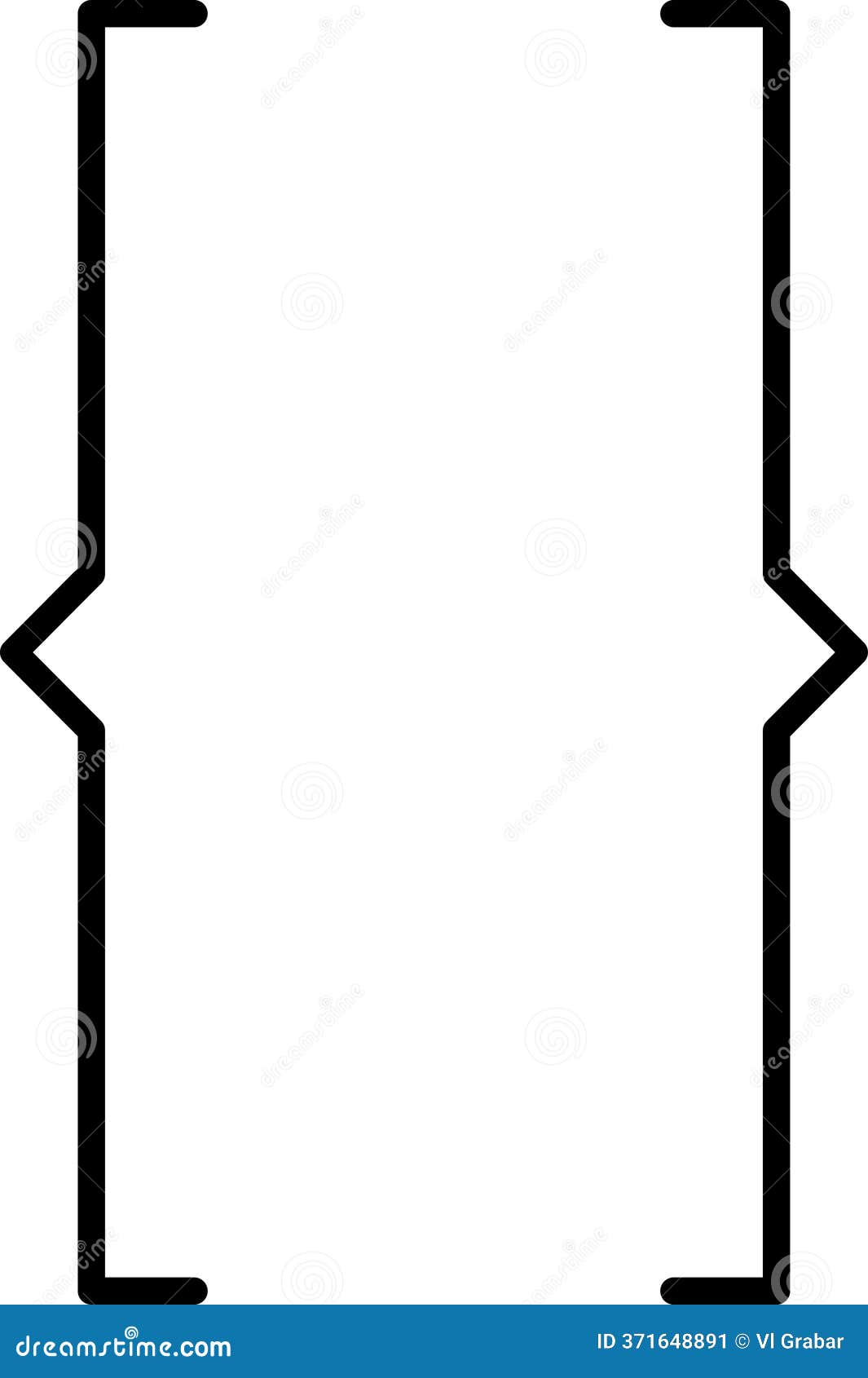 Brackets Quote Box Frame Sketch, Brace Border Text Parenthesis. Font ...