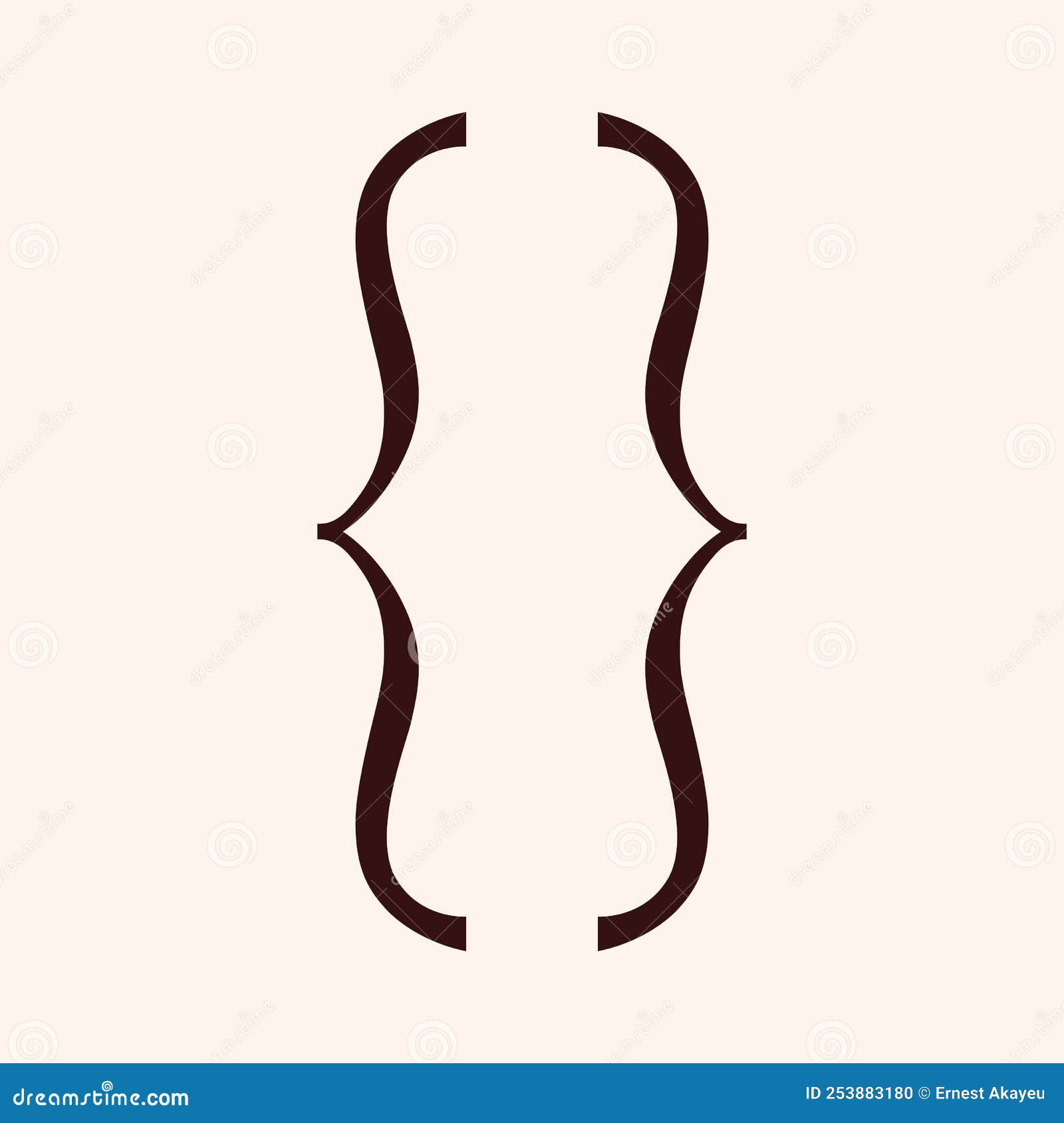 Curly Braces Symbols Pair. Double Brackets Punctuation Mark. Maths ... Curly Braces Symbols Pair. Double Brackets Punctuation Mark. Maths ...