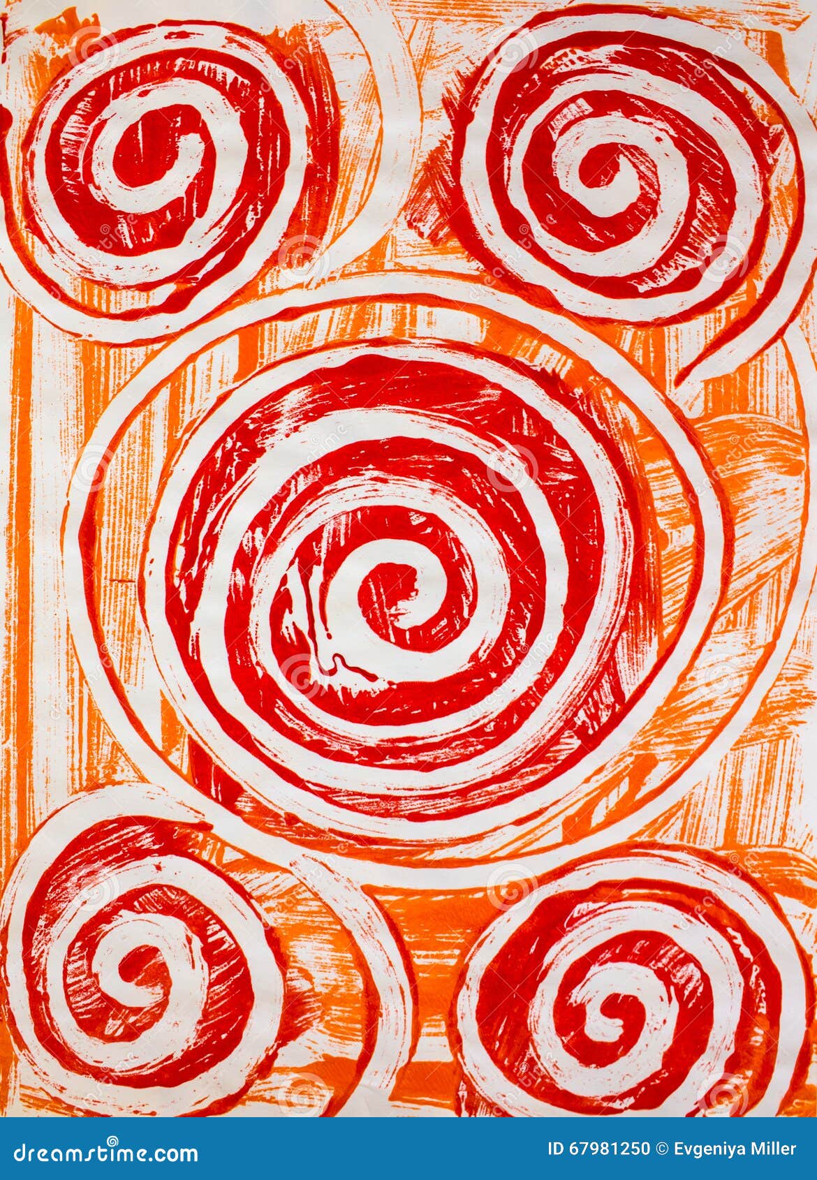 Curly Circle Pattern Texture Stock Illustration - Illustration of ...