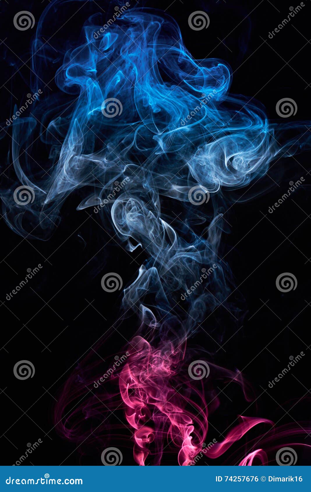 Curly coloured smoke stock photo. Image of wave, swirl - 74257676