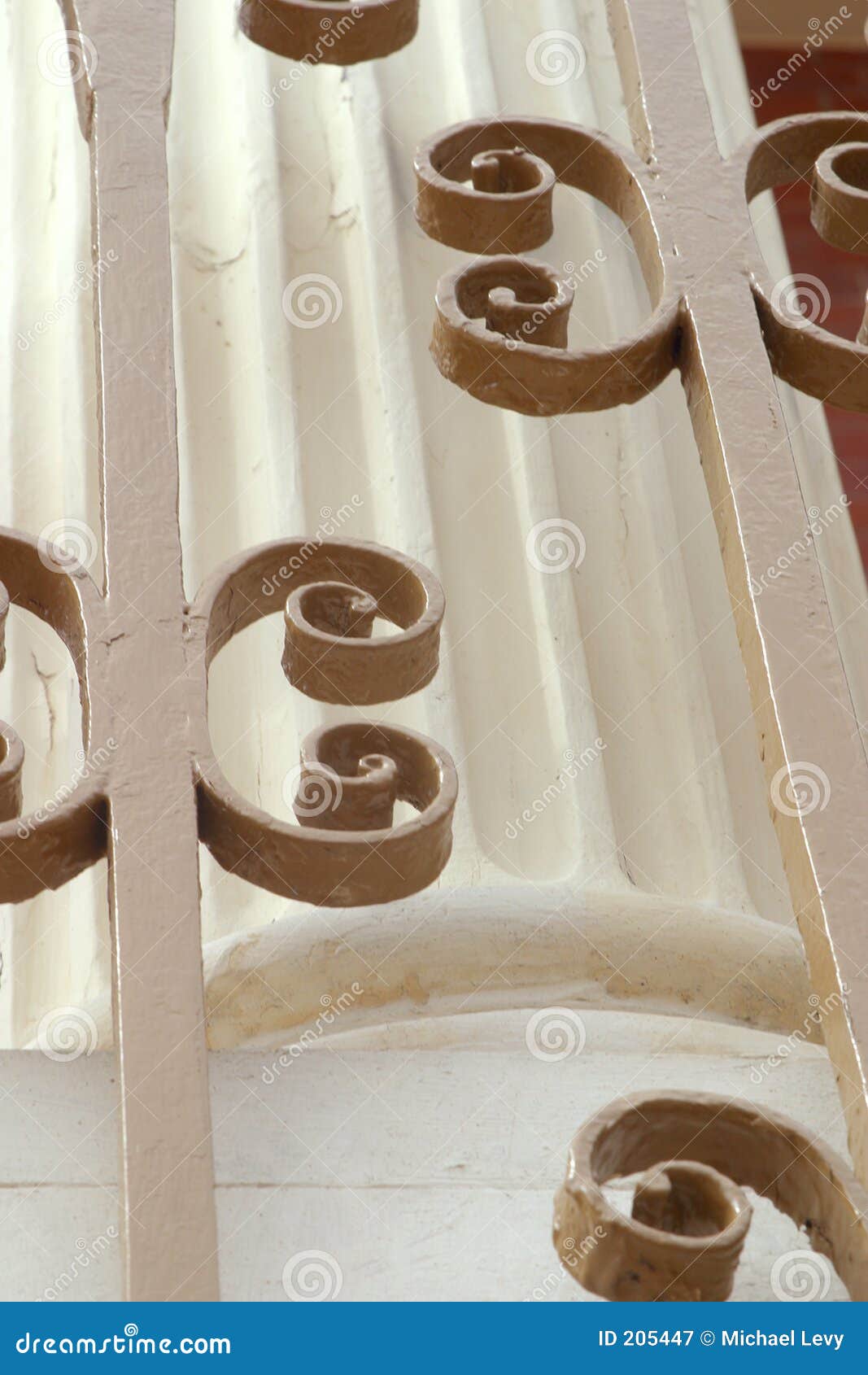 Curly Decoration stock image. Image of gate, fence, abstract - 205447