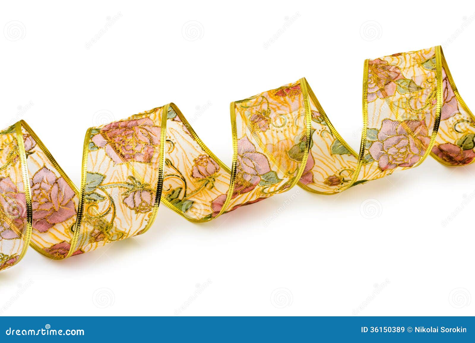 Curly decorative ribbon stock image. Image of ribbon - 36150389