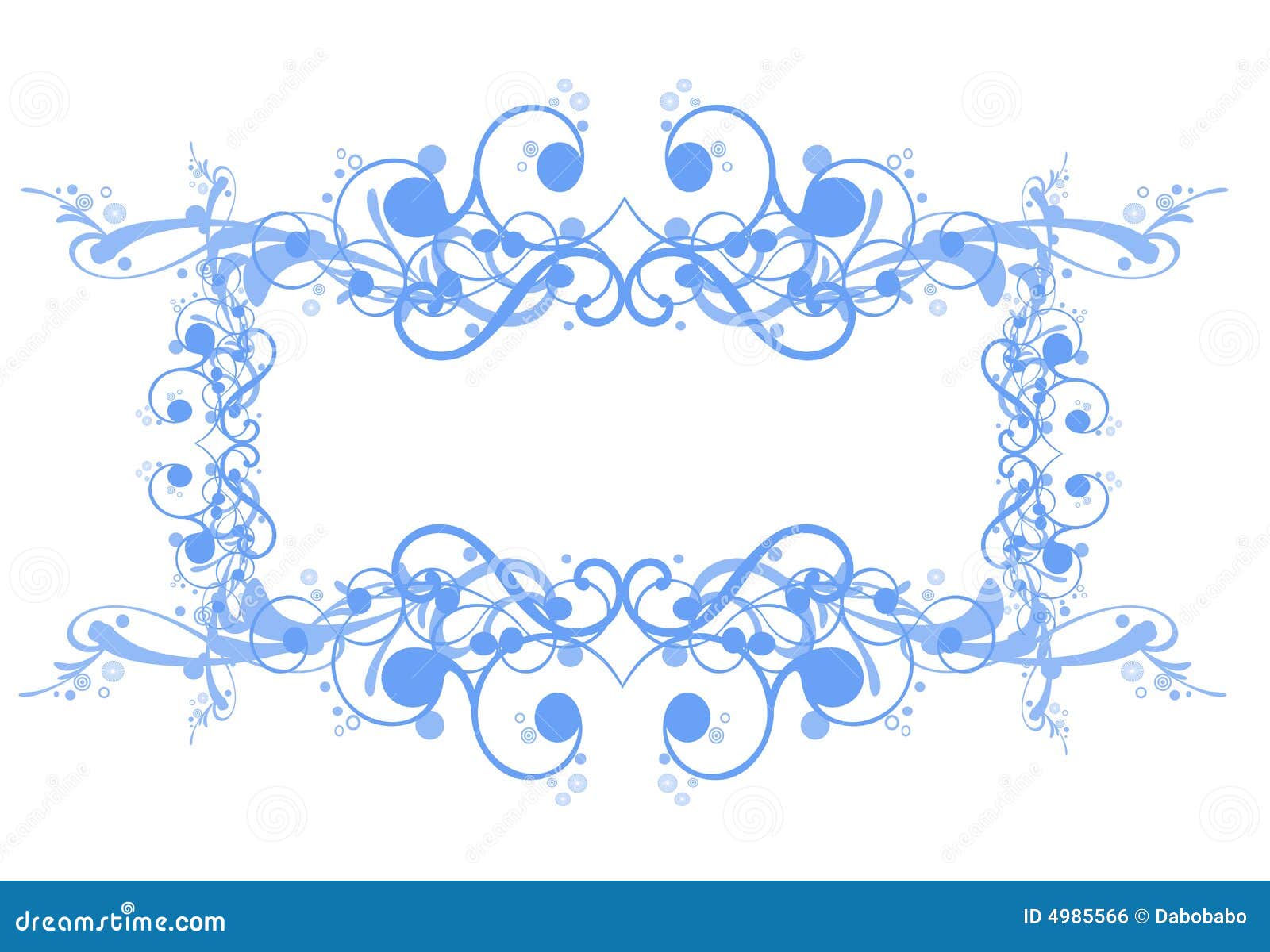 Curly frame stock illustration. Illustration of frame - 4985566