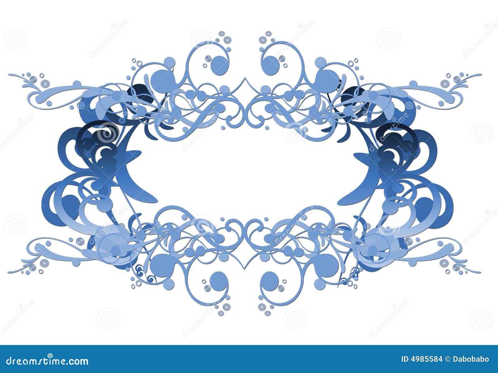 Curly frame stock illustration. Illustration of natural - 4985584