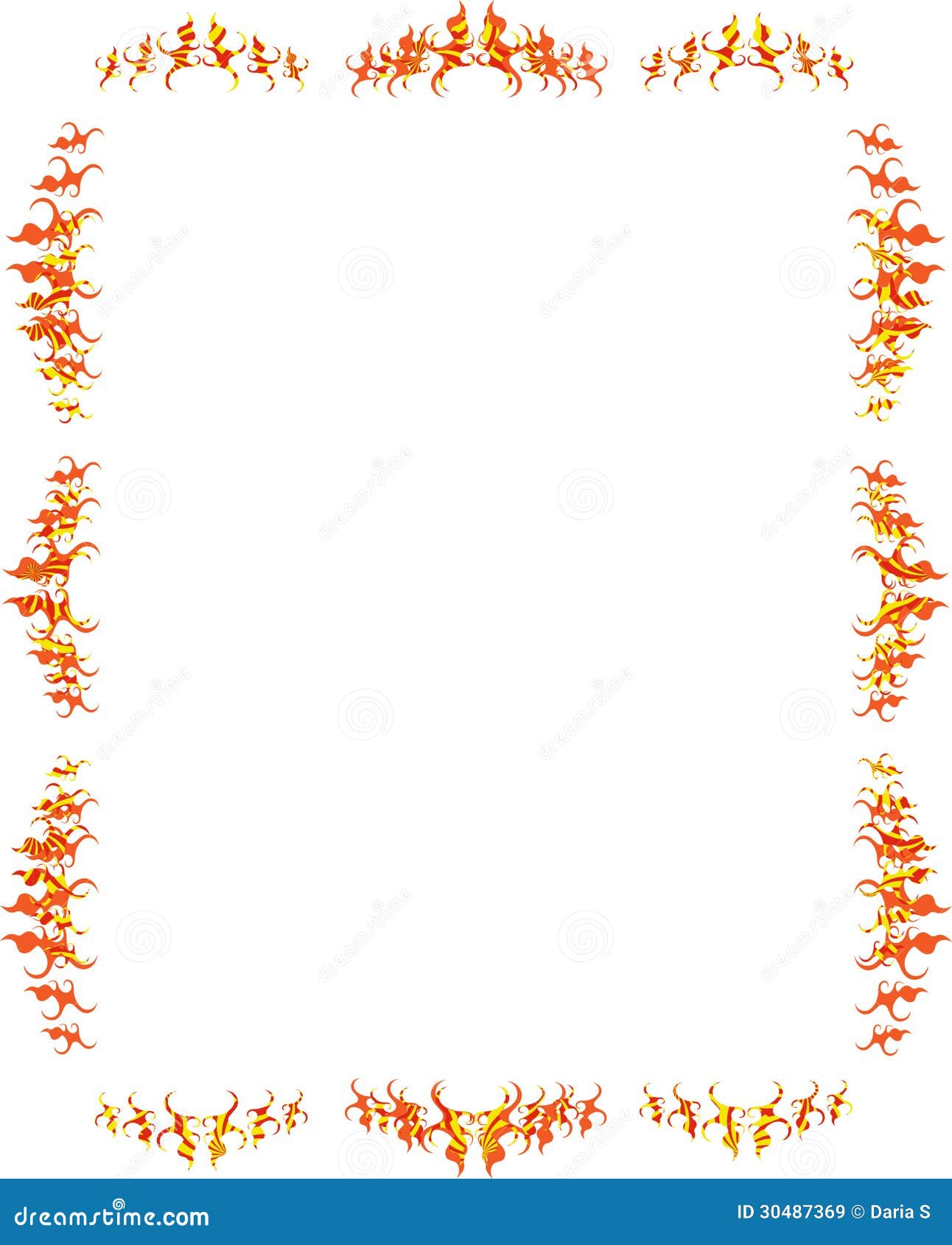Curly Frame ( Vector ) stock illustration. Illustration of fancy - 30487369