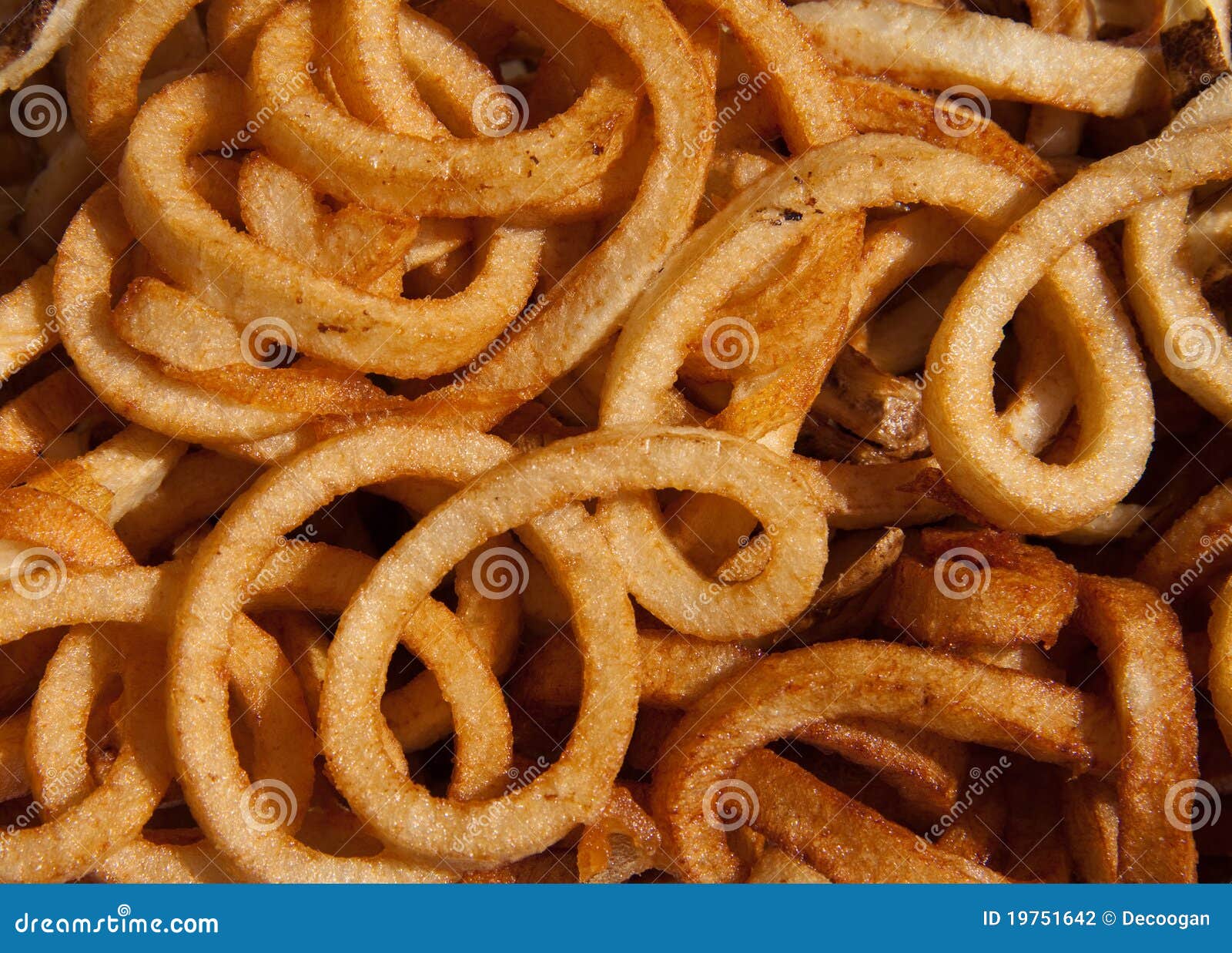Curly Fries stock photo. Image of french, closeup, potato - 19751642