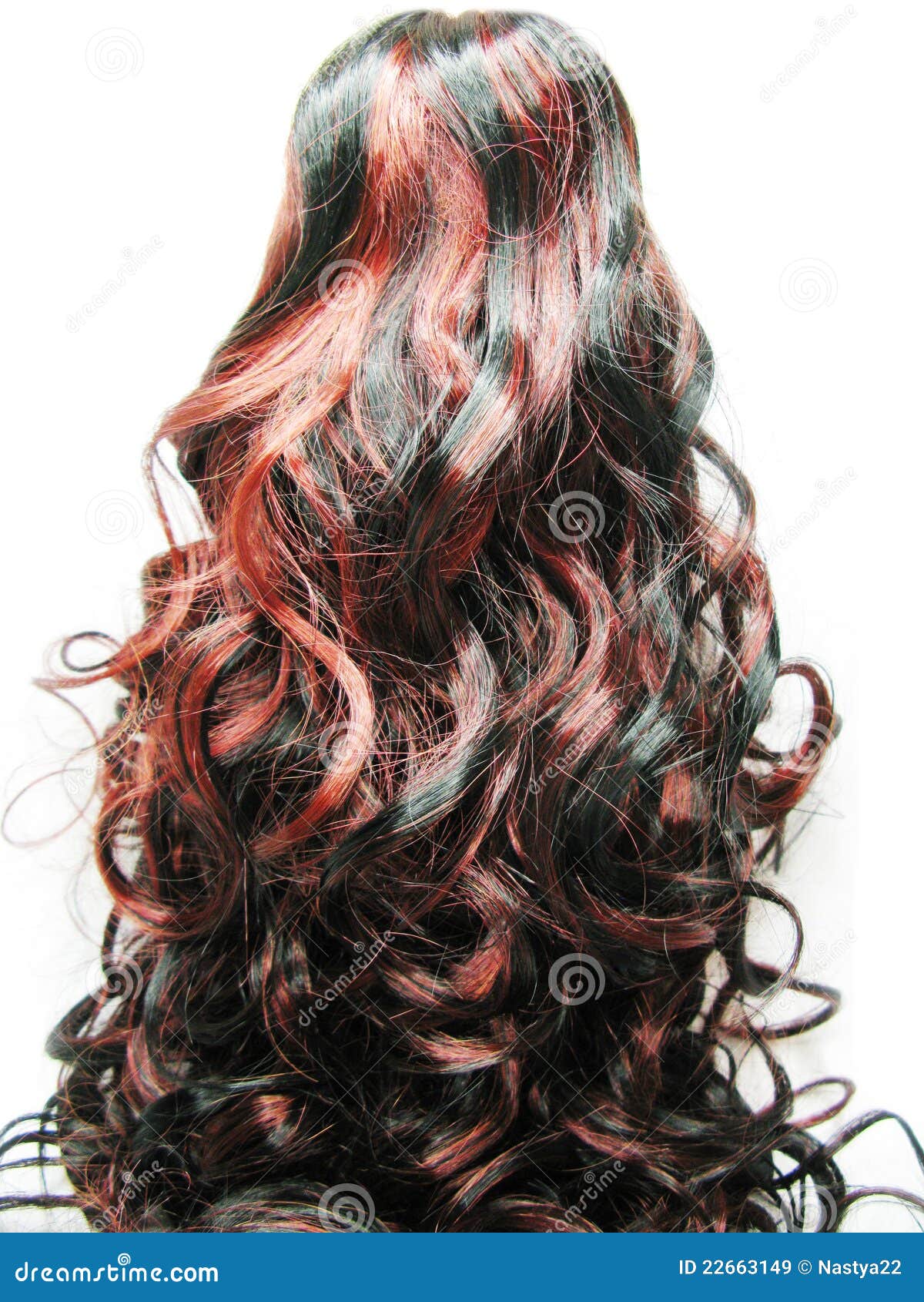 Curly Highlight Hair Texture Background Stock Image - Image of color ...
