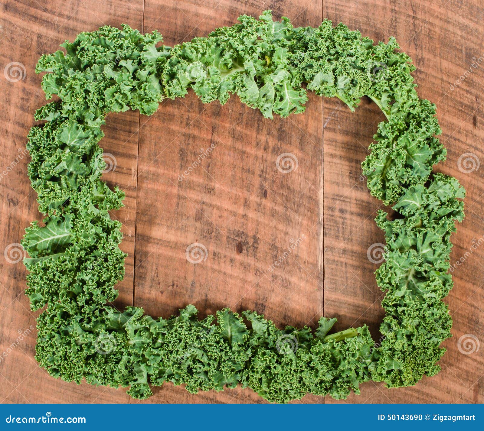 Curly Kale Leaves for Border Stock Photo - Image of healthy ...