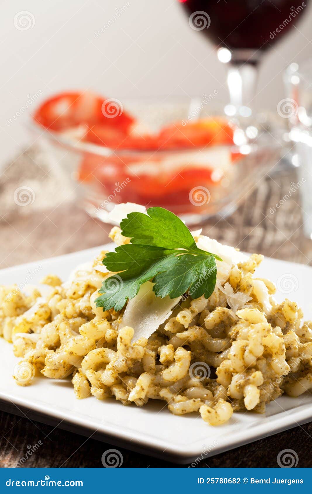 Curly pasta stock photo. Image of cheese, salad, noodle - 25780682