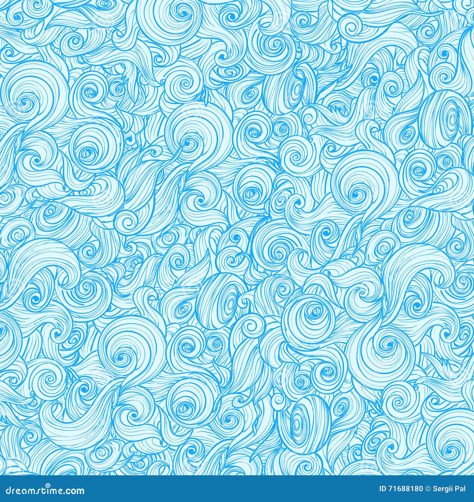 Curly pattern stock illustration. Illustration of abstract - 71688180
