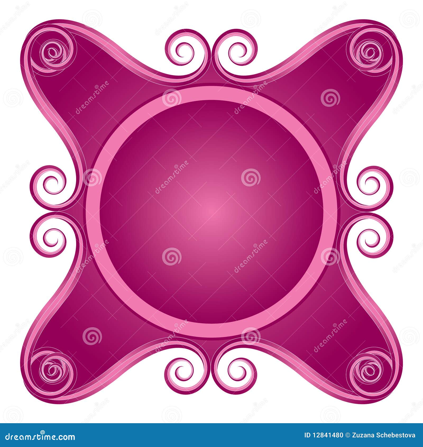 Curly Pink Texture Illustration Stock Illustration - Illustration of ...