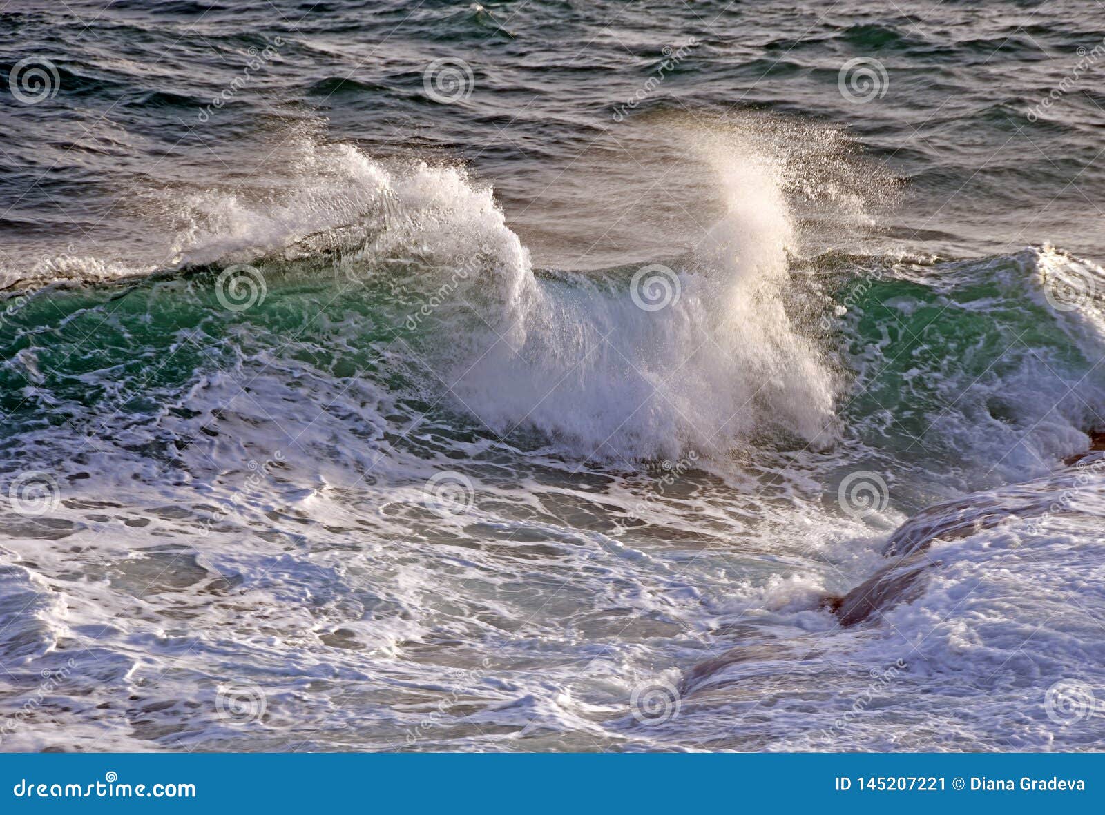 Curly Sea Wave stock image. Image of curly, storm, detail - 145207221
