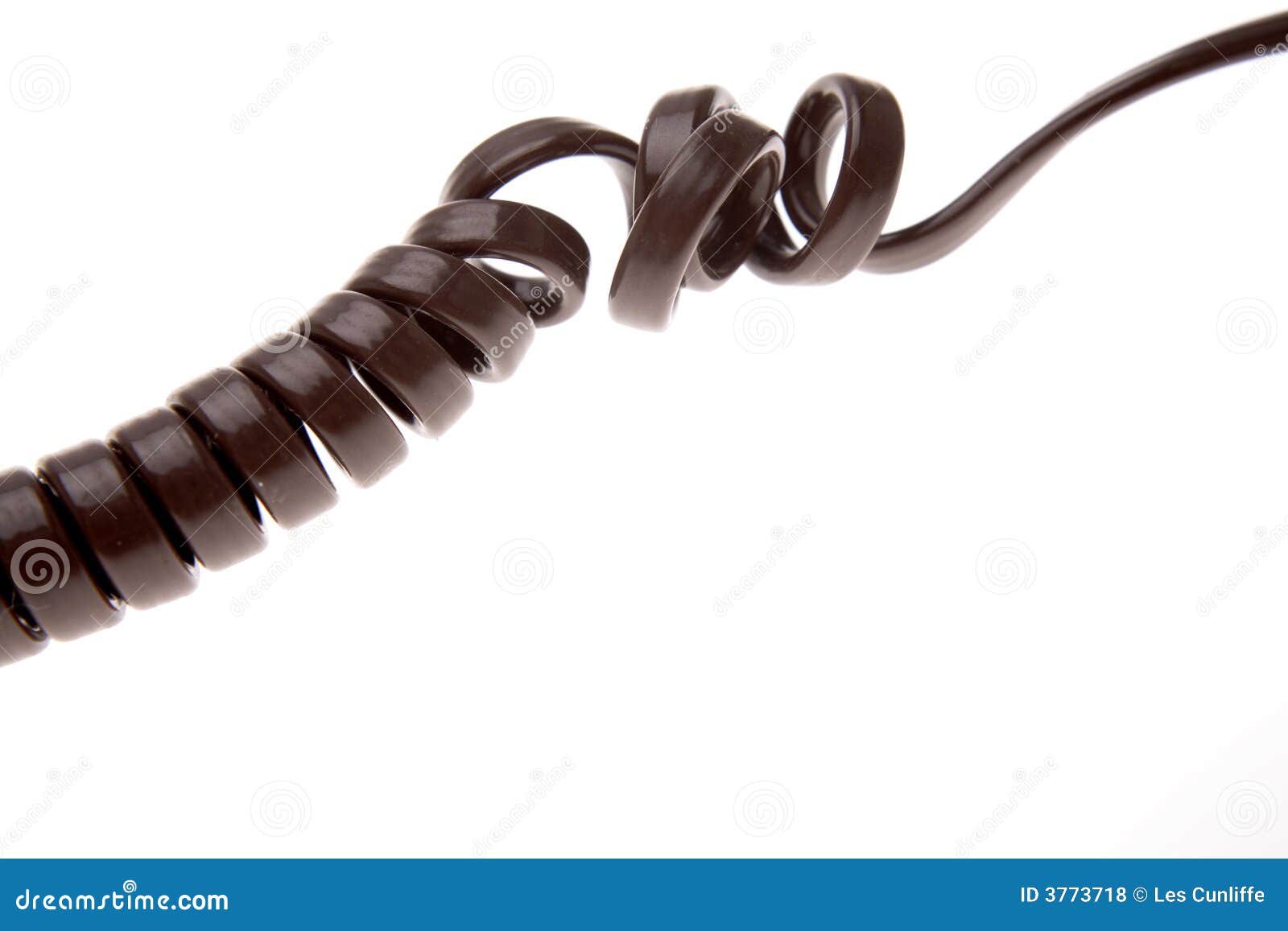 Curly telephone cord stock photo. Image of white, network - 3773718