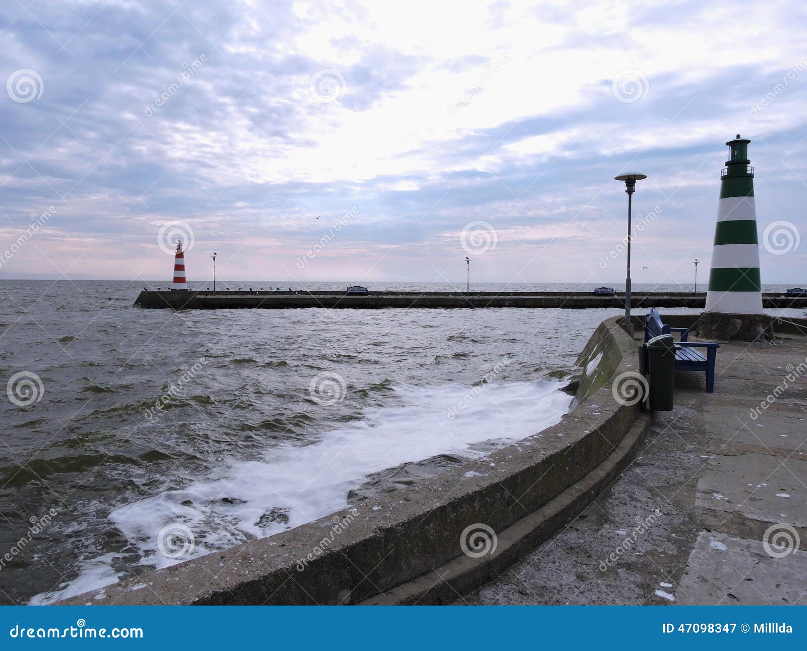 Curonian Lagoon Shore, Lithuania Stock Image - Image of detail, ship ...
