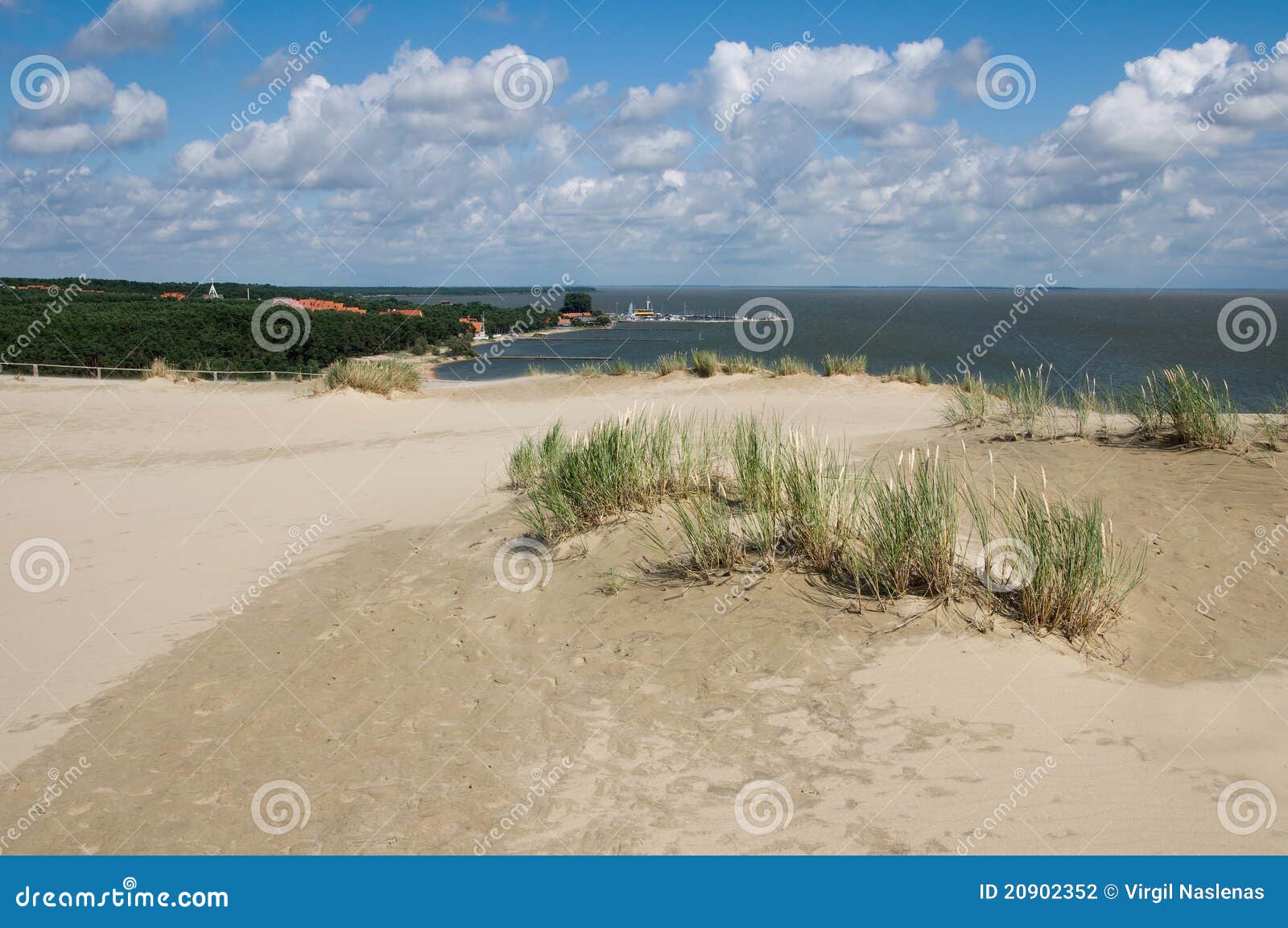 The Curonian Spit Kursiu Nerija National Park In Lithuania Stock ...