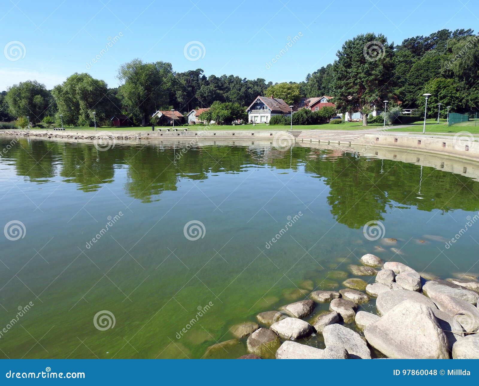 Curonian Spit Shore , Lithuania Stock Photo - Image of water, surface ...