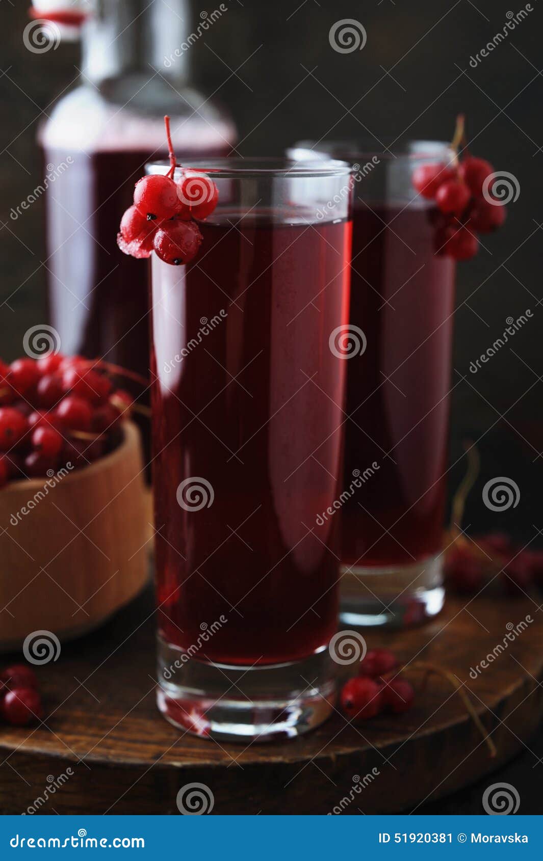 Currant Berries and Homemade Drink Stock Image - Image of citrus ...