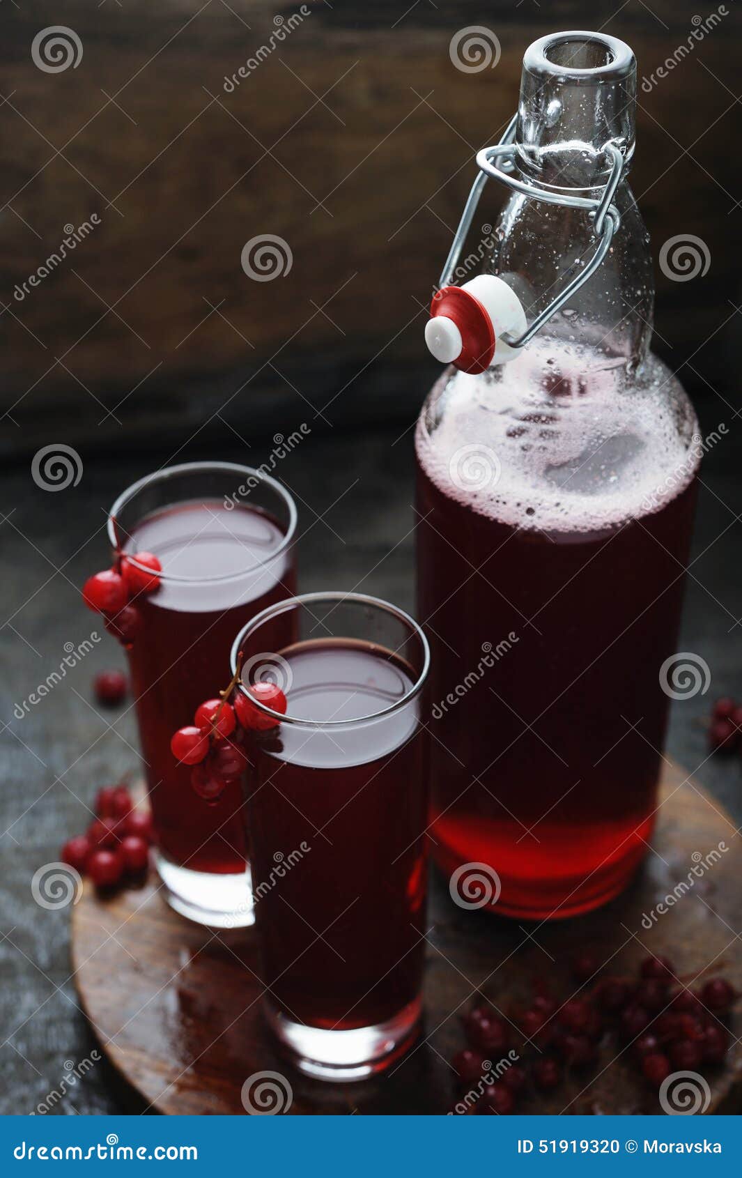 Currant Cocktail with Berries Stock Photo - Image of nature, berries ...