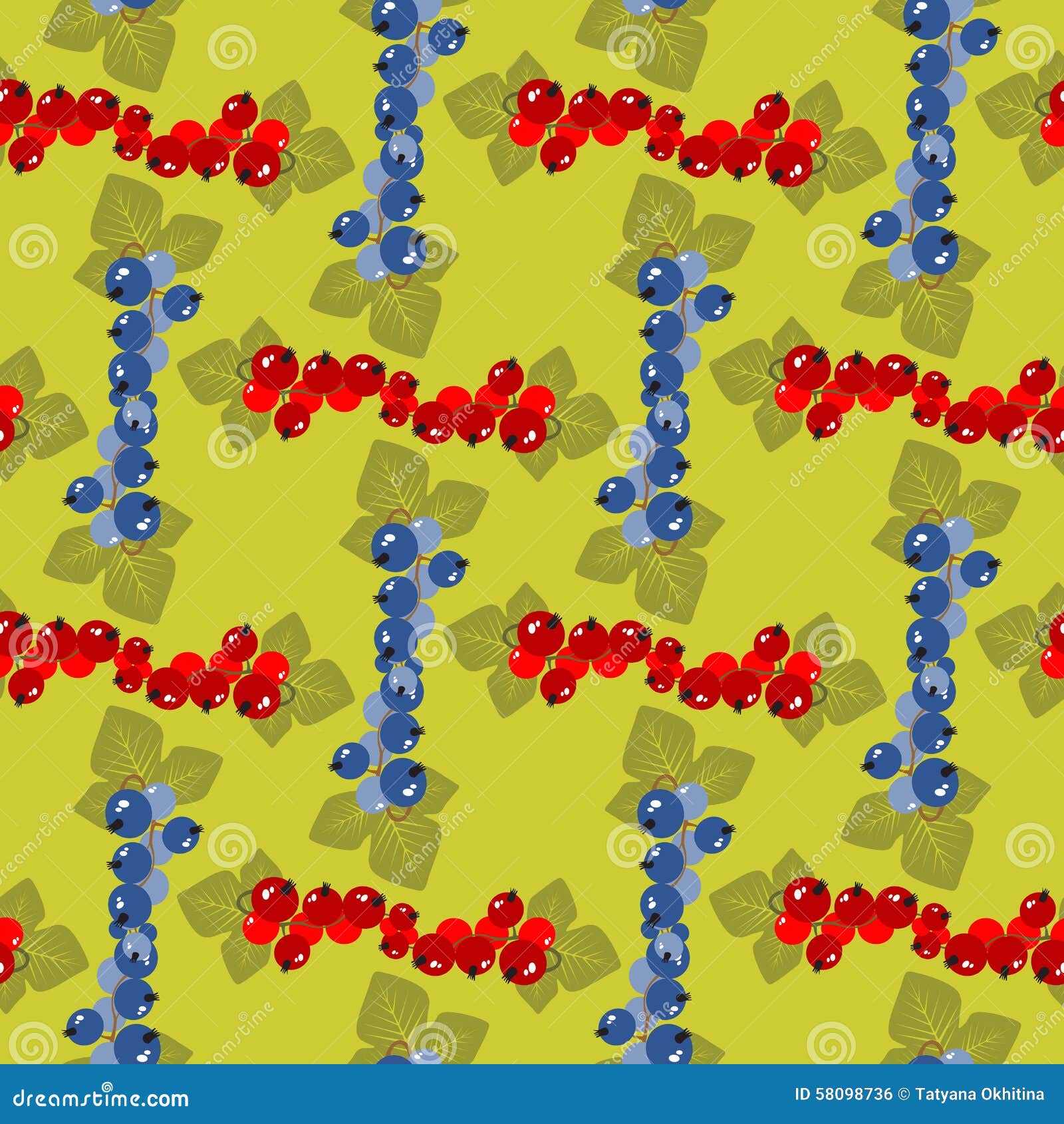 Currant Green Leaves Background Cartoon Vector | CartoonDealer.com ...