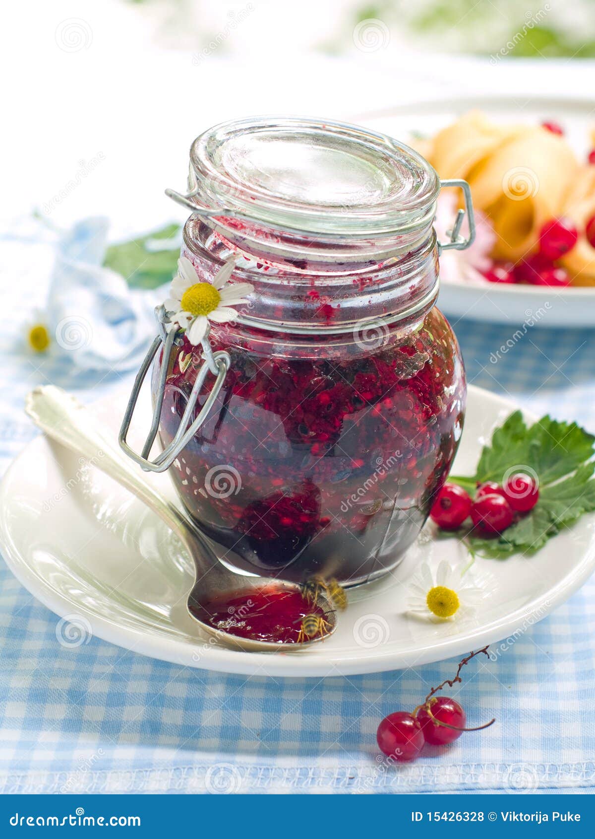 Currant jam stock photo. Image of healthy, canning, sweet - 15426328