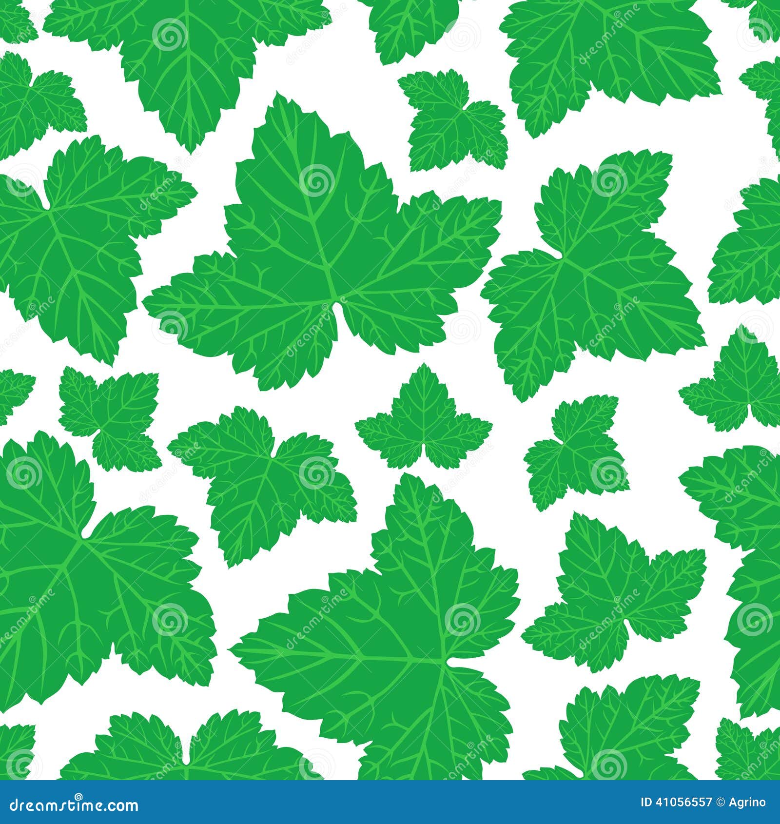 Currant Green Leaves Background Cartoon Vector | CartoonDealer.com ...