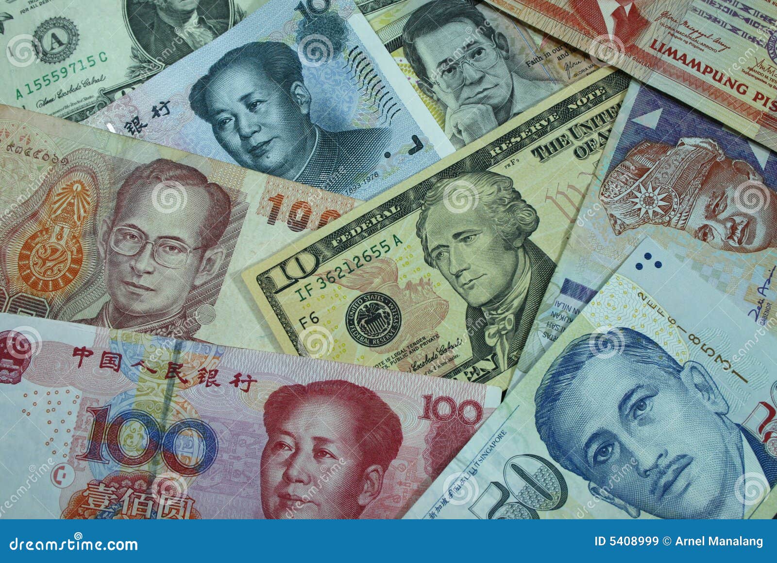Currencies from Around the World Stock Image - Image of ringgit, bank ...
