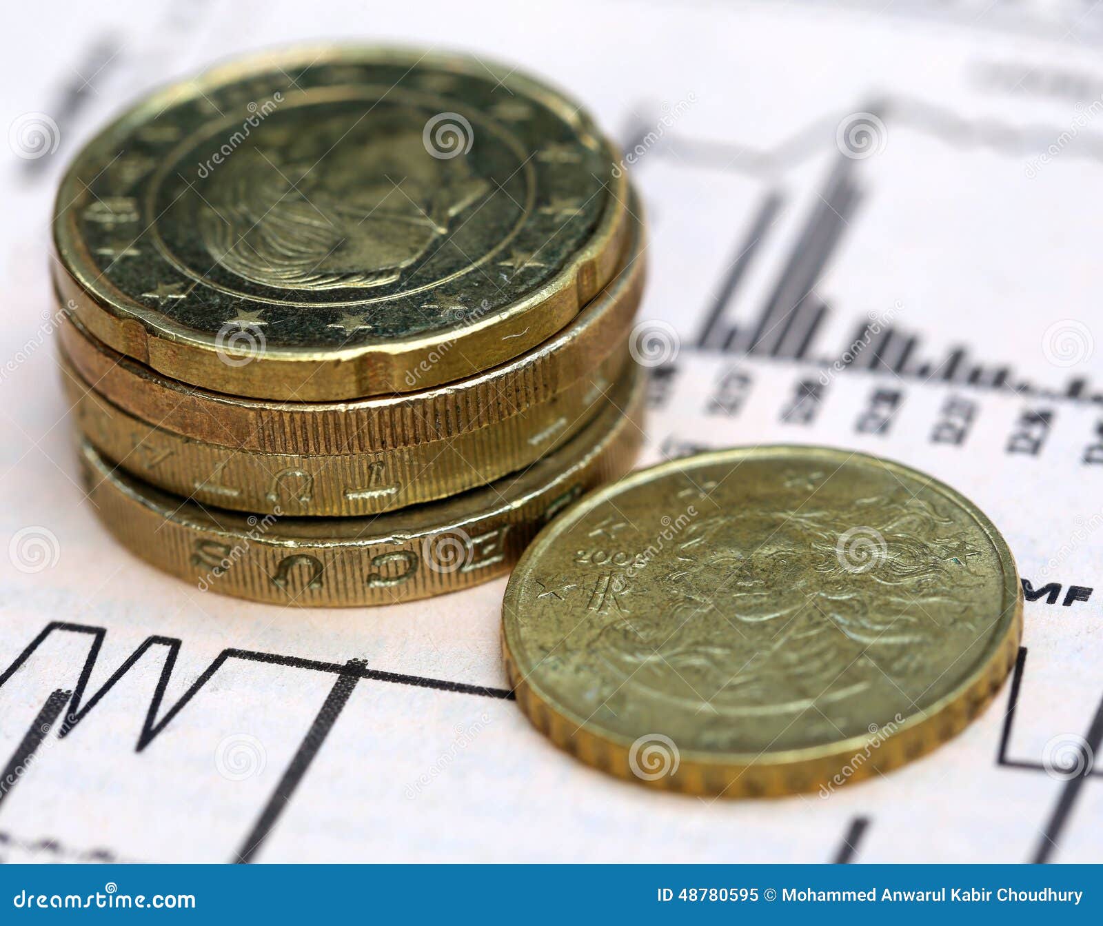 Currencies on graph stock image. Image of economics, money - 48780595