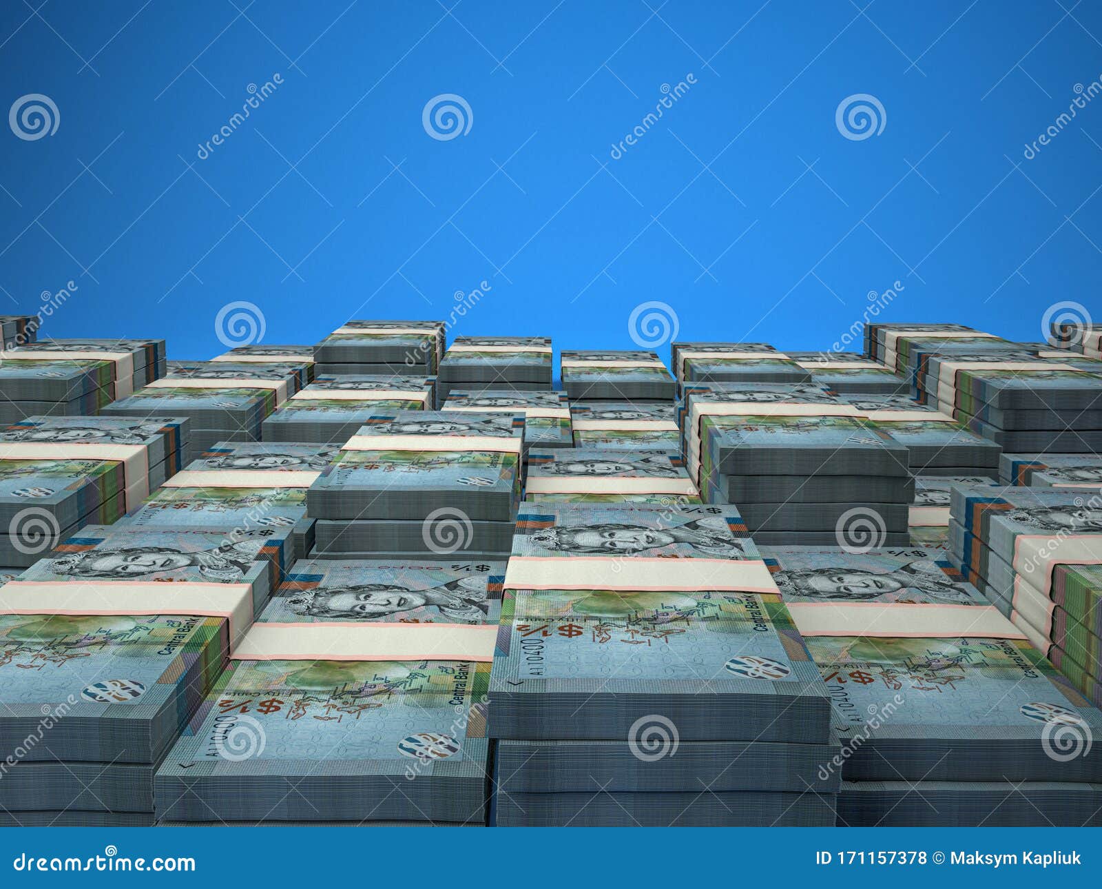 Currency of the Bahamas Background. BSD Dollars Pattern Stock ...