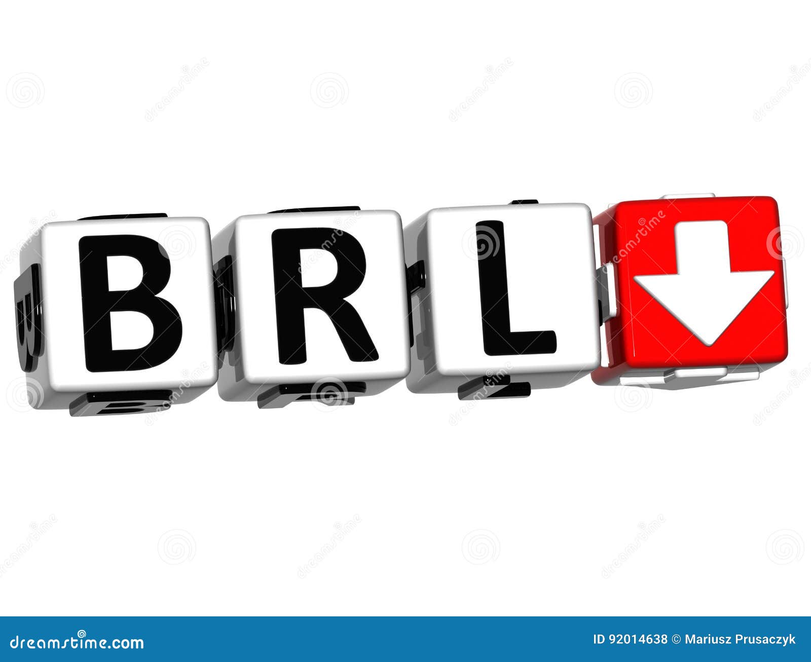 Currency BRL Rate Concept Symbol Button on White Background Stock ...