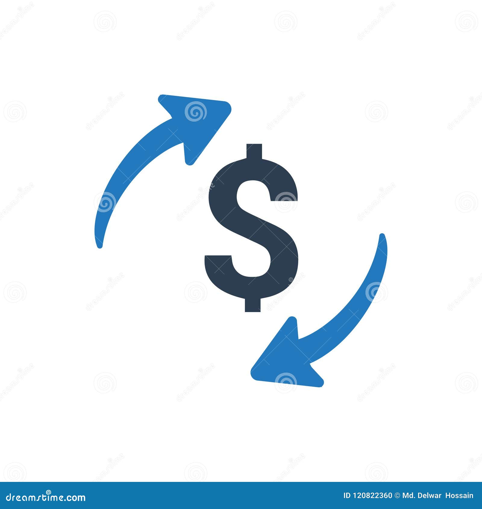 Currency Conversion, Linear Style Sign For Mobile Concept And Web ...