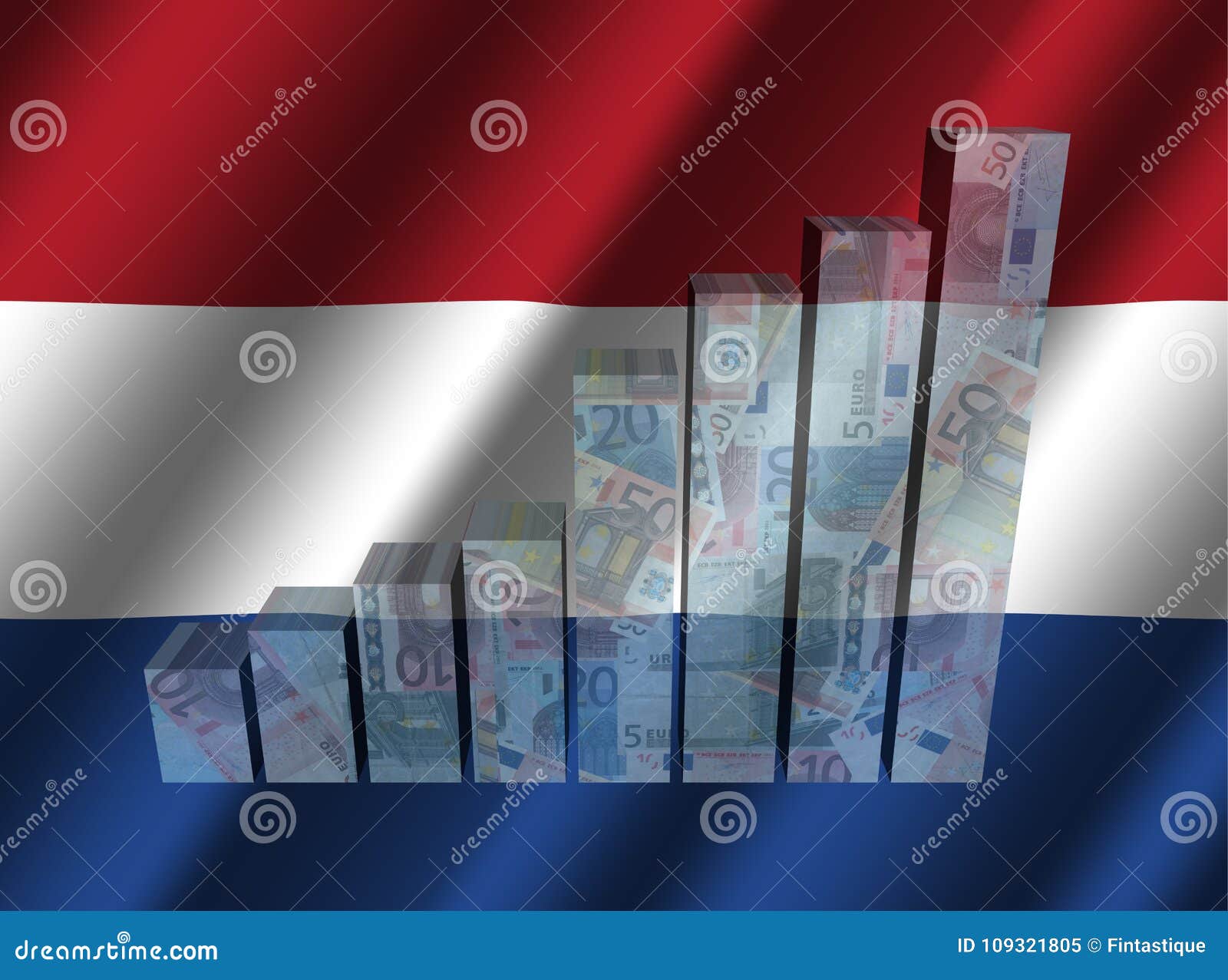 Dutch Euro Sign With Map Vector Illustration | CartoonDealer.com #2345074