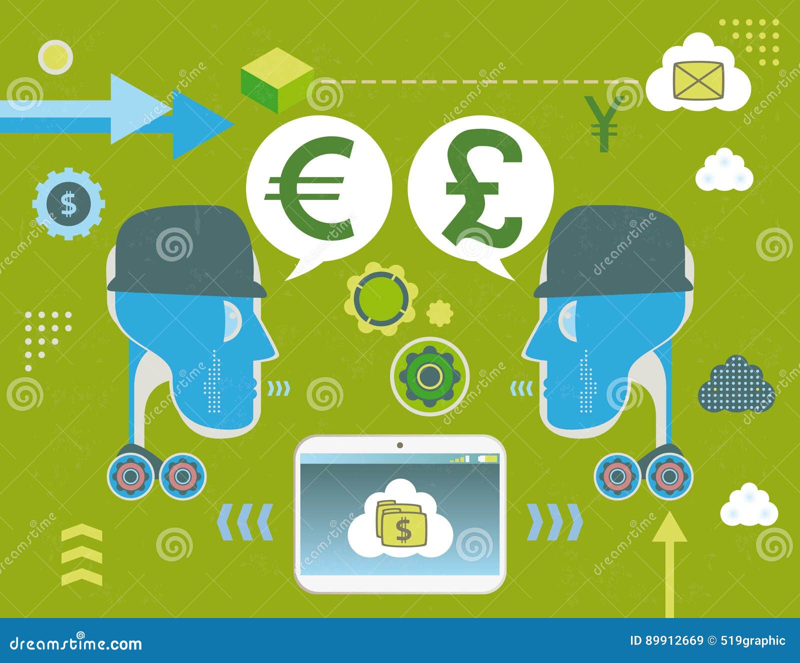 Currency exchange concept stock vector. Illustration of forex - 89912669